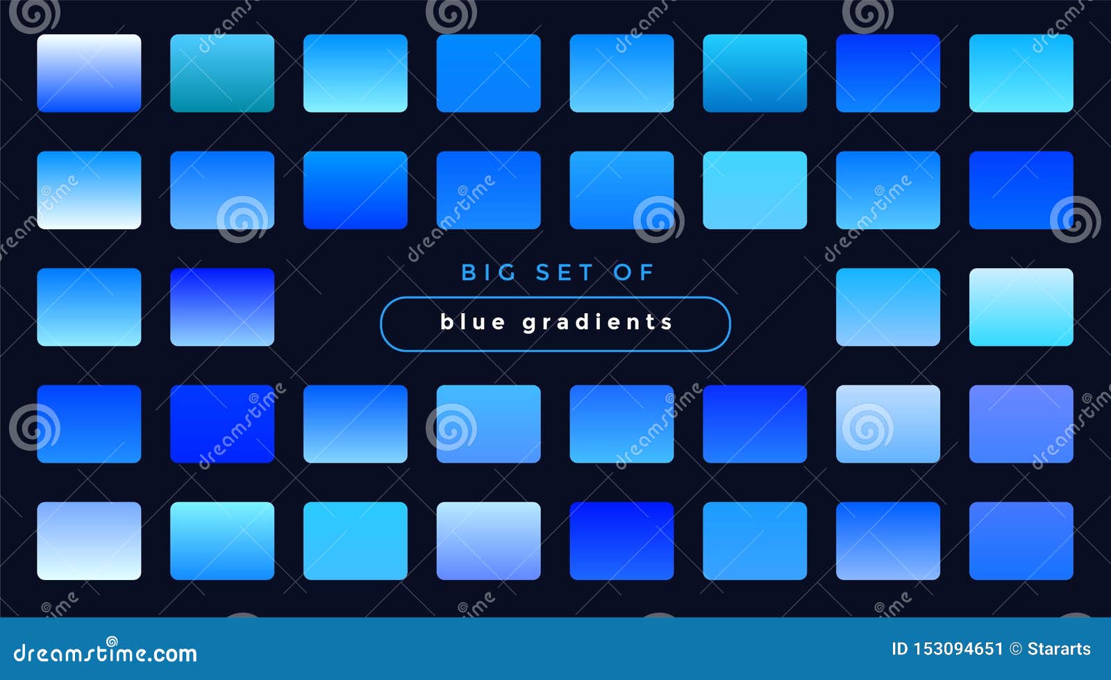 Blue Gradients With Water Drop Effects. Royalty-Free Illustration ...