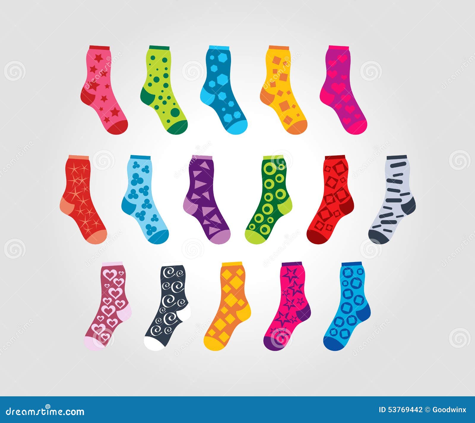 Two Different Color Socks Stock Illustrations – 53 Two Different Color ...