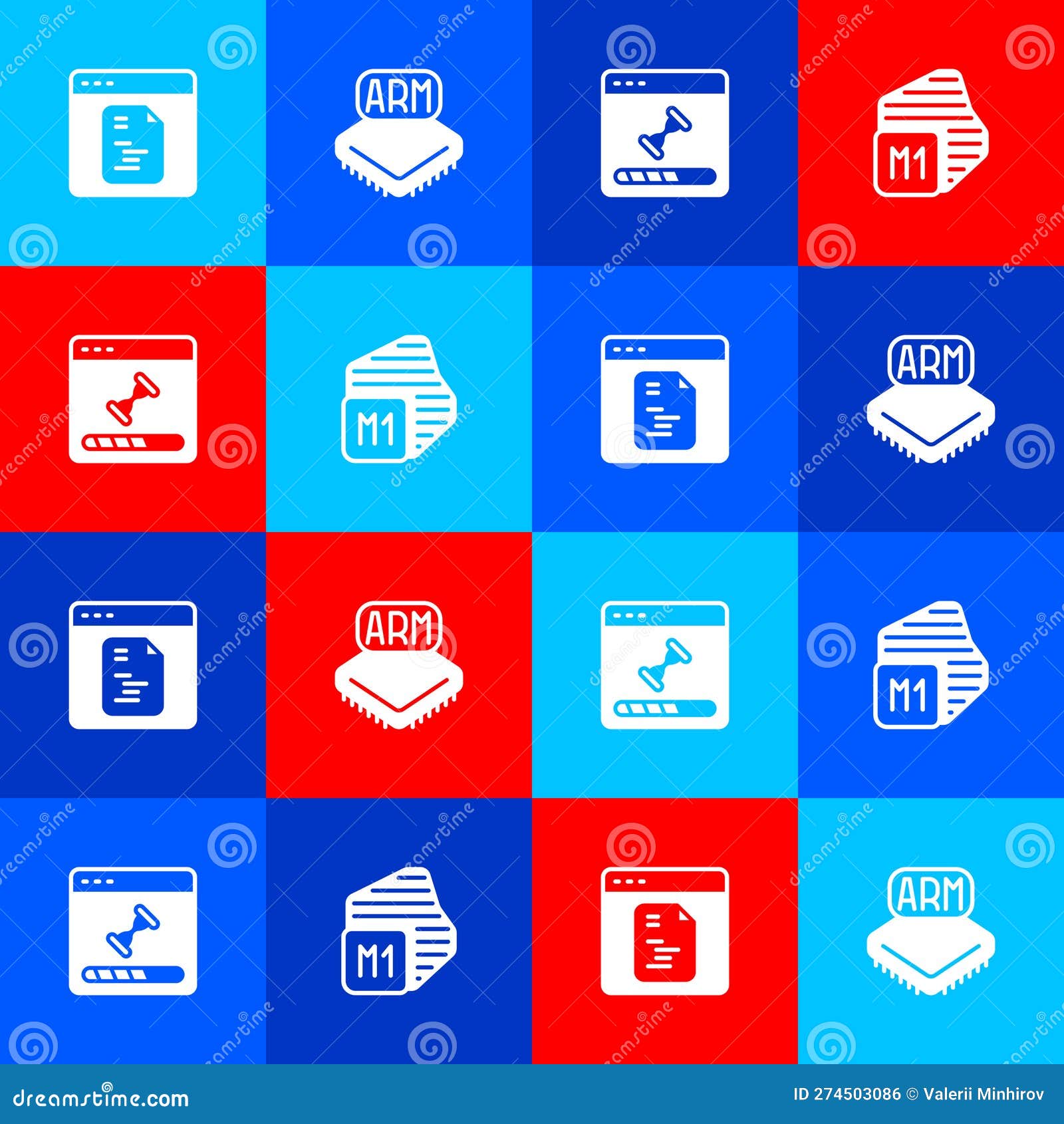 Set Software, Processor, Loading Data Window and Icon. Vector Stock ... Set Software, Processor, Loading Data Window and Icon. Vector Stock ...