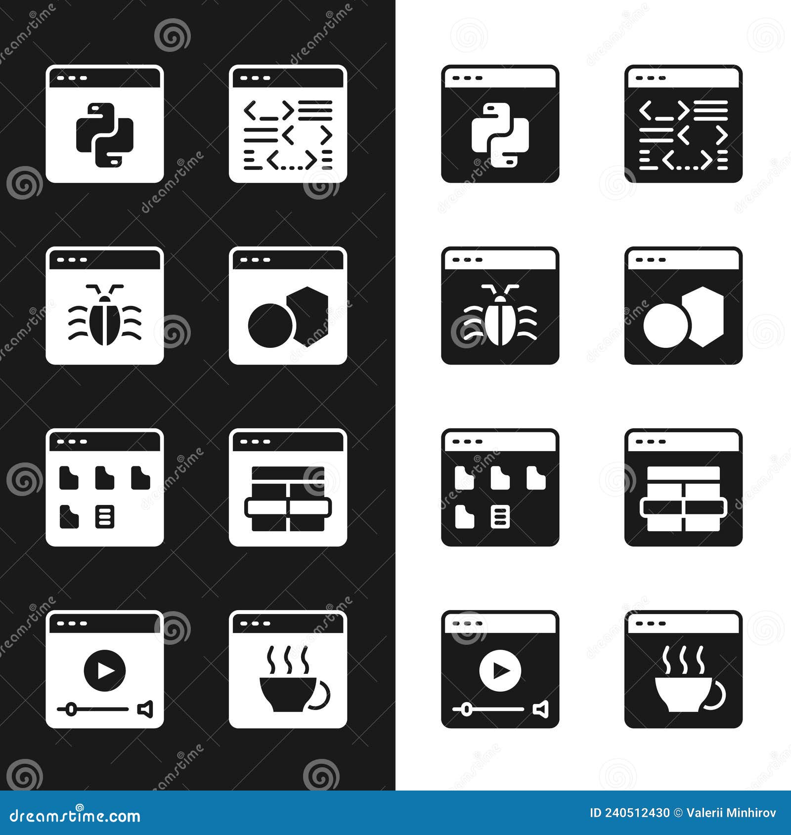 Set Software System Bug Python Programming Language Browser Files Mysql Code And Online