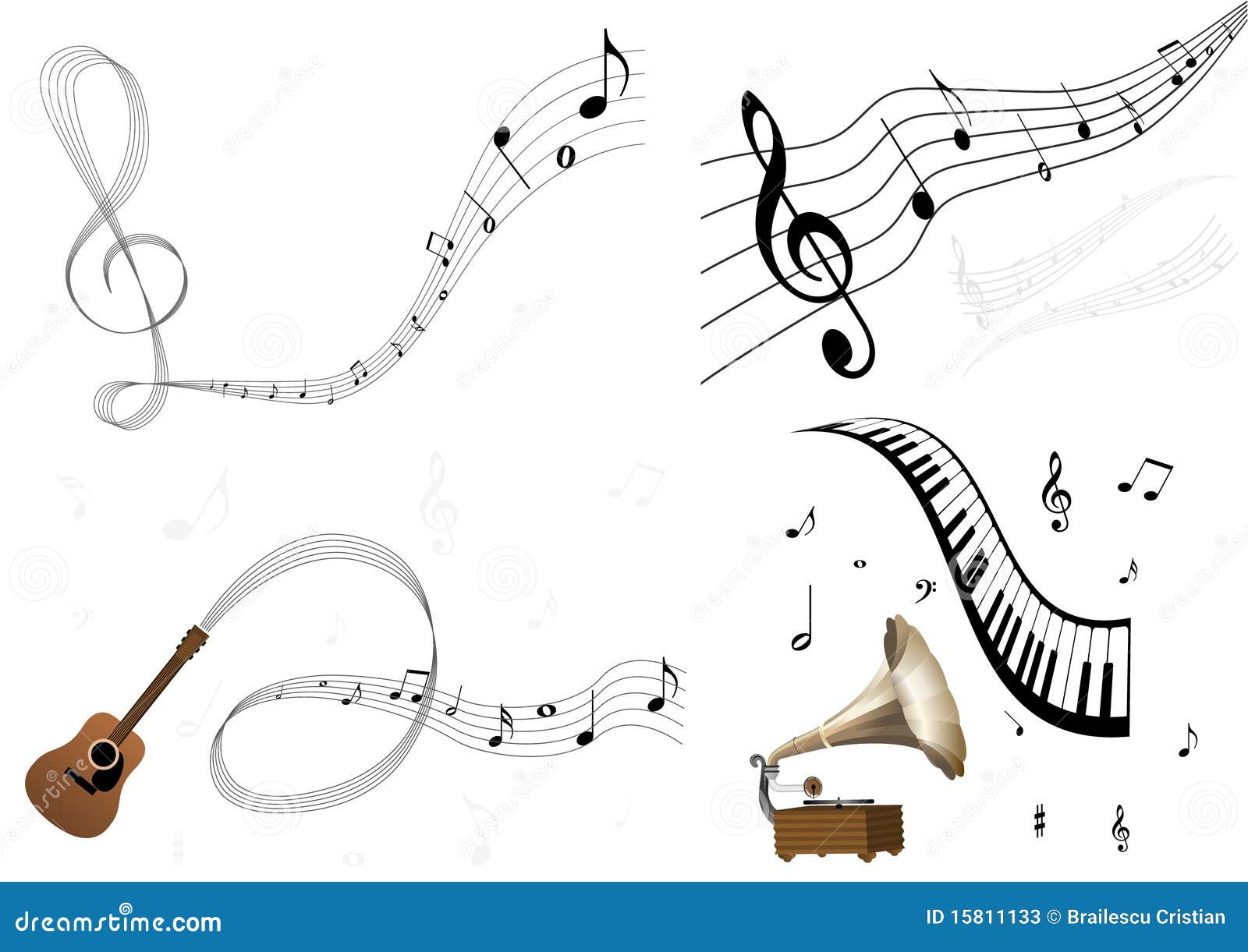 Music Illustrations Stock Illustrations – 10,430 Music Illustrations ...