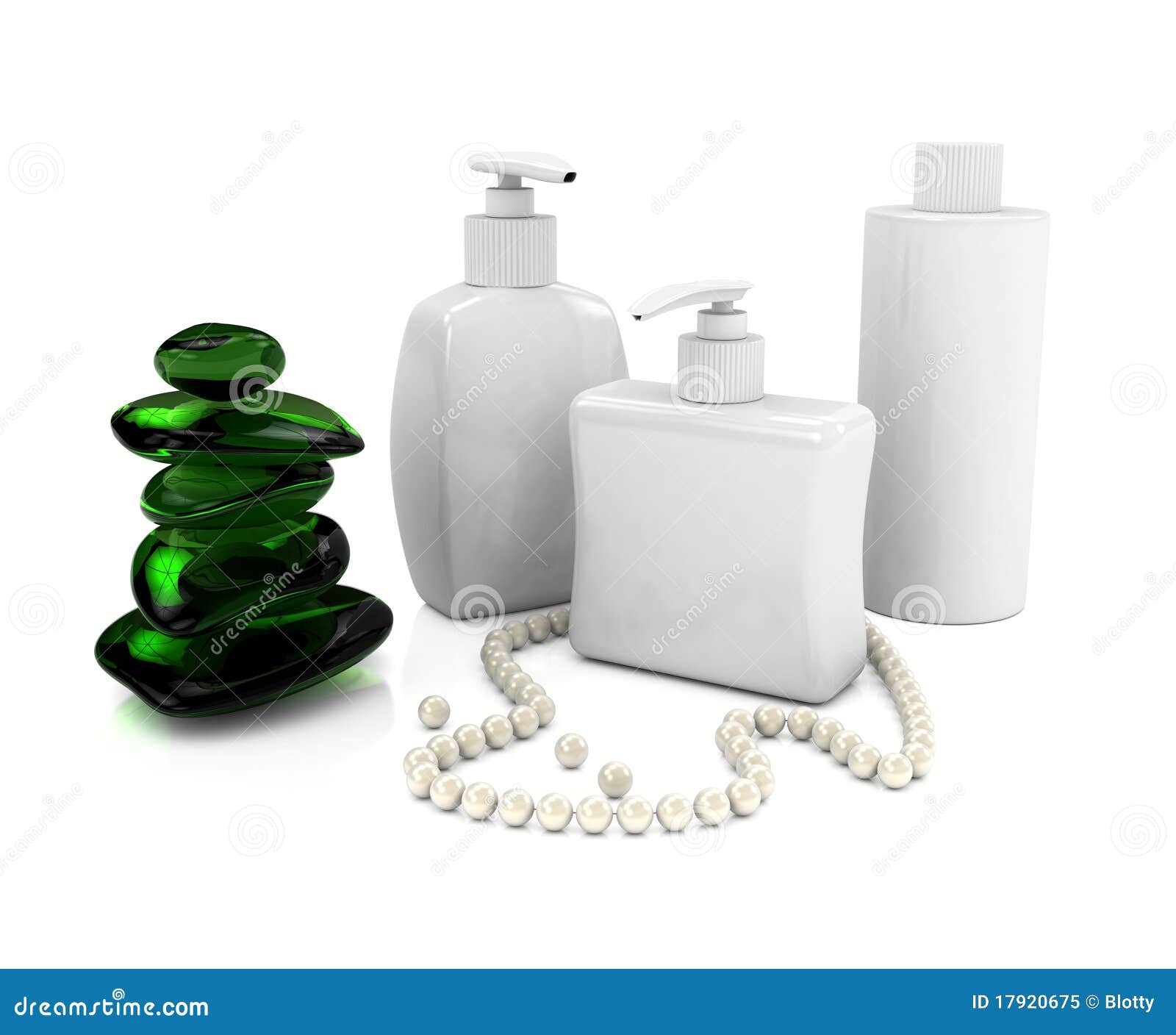 Set of spa bottles stock illustration. Illustration of blank - 17920675