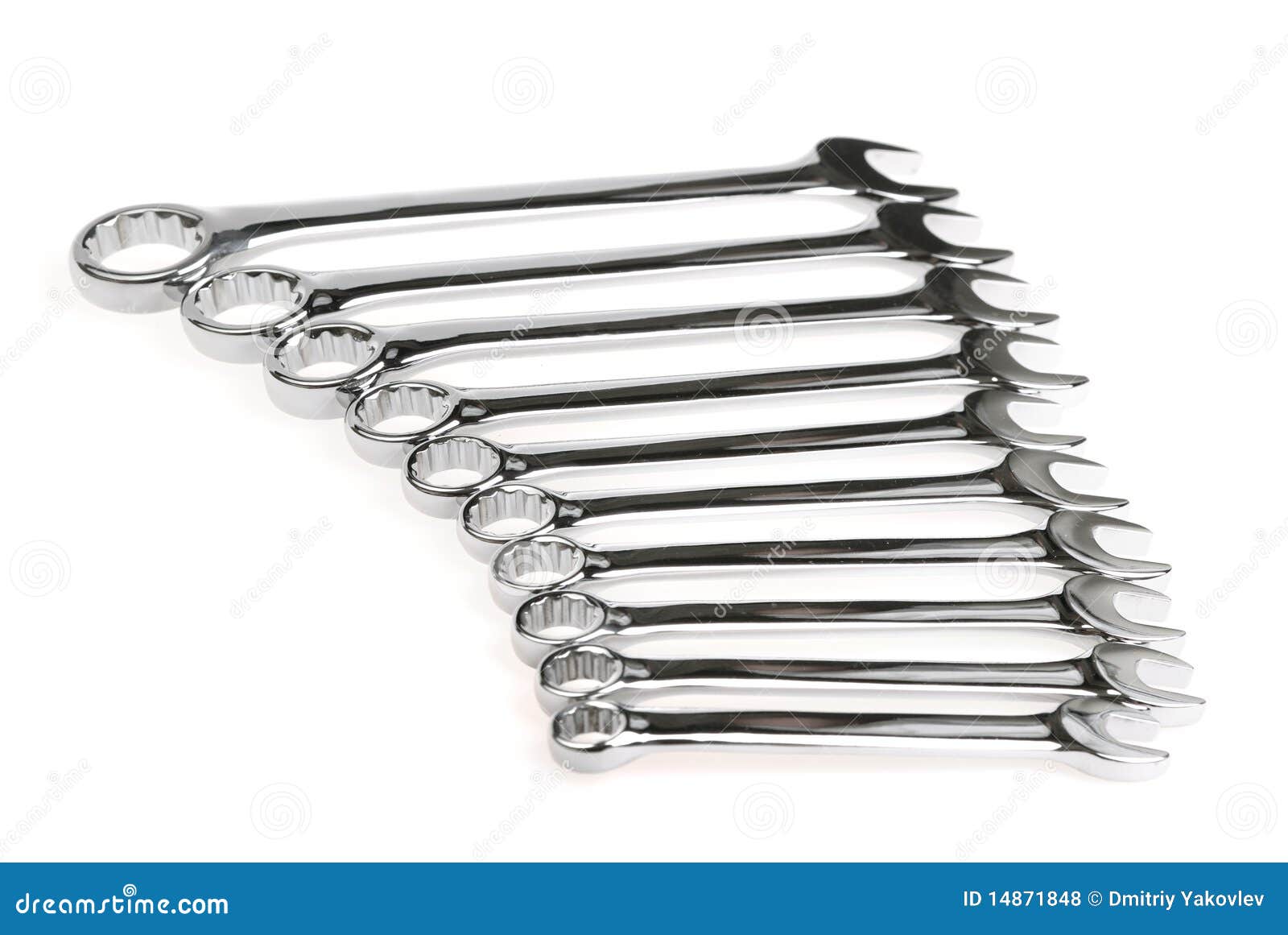 Set of spanners stock photo. Image of industry, tool - 14871848