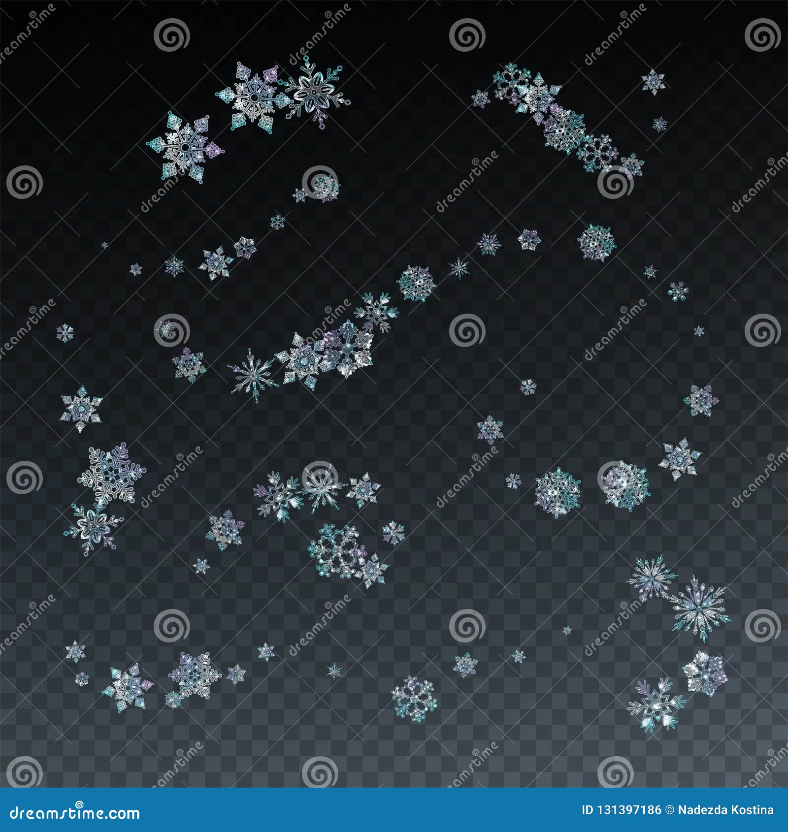 Ice Crystal Snowflakes stock vector. Illustration of element - 131397186