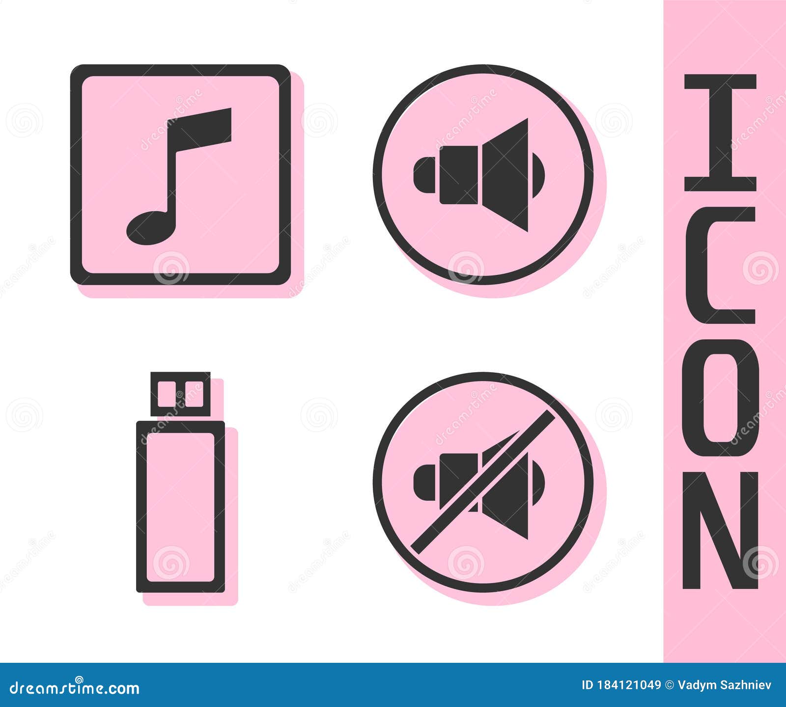 Set Speaker Mute, Music Note, Tone, USB Flash Drive and Speaker Volume ...