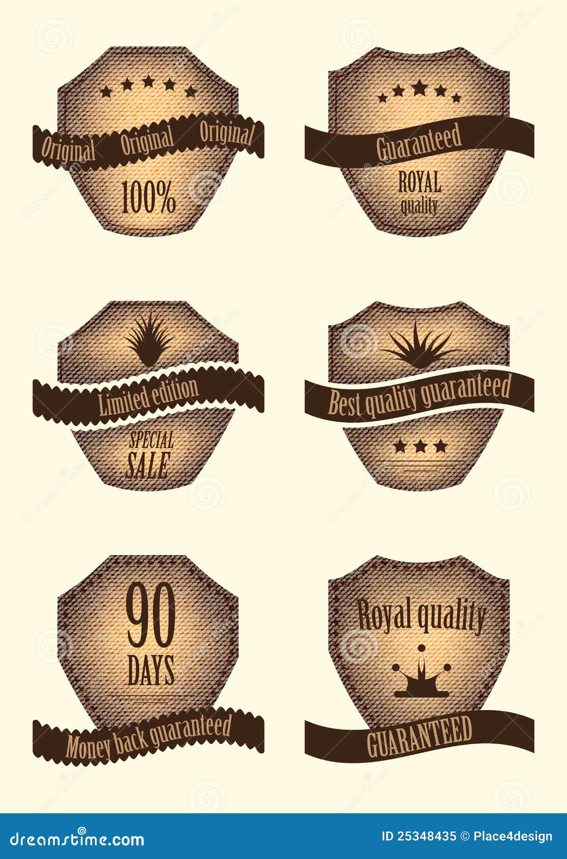 Set of special labels stock vector. Illustration of business - 25348435