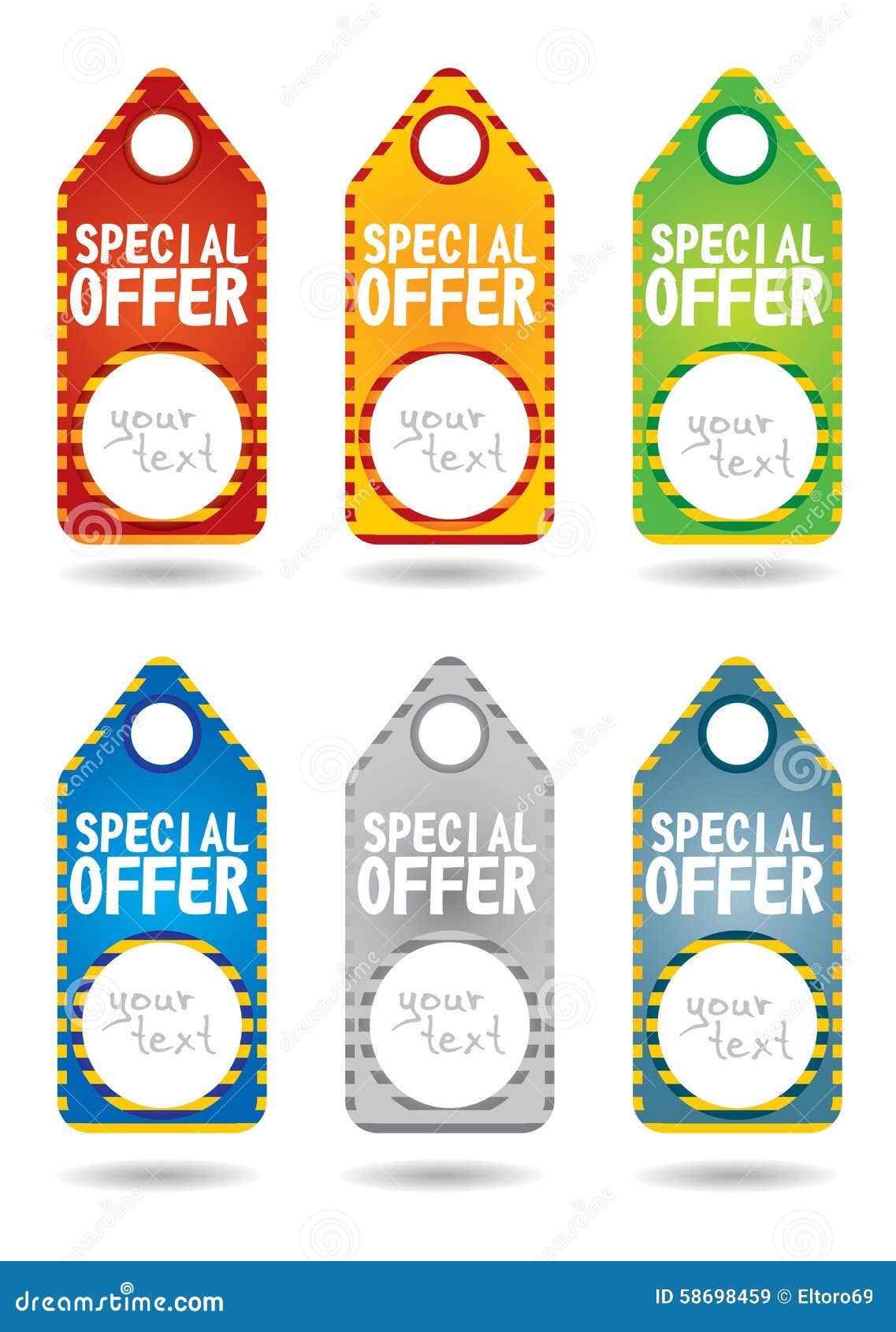 Set of Special Promotion Label Stock Vector - Illustration of ...