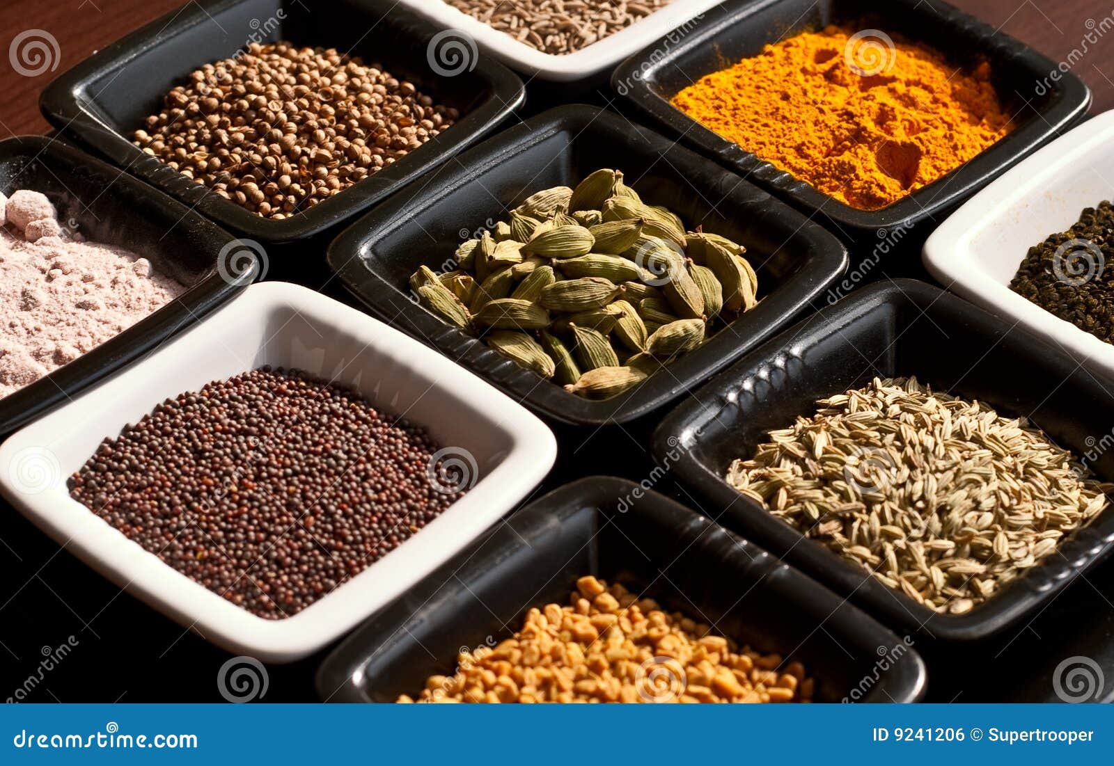 Set of spices stock photo. Image of masala, kalonji, fenugreek - 9241206