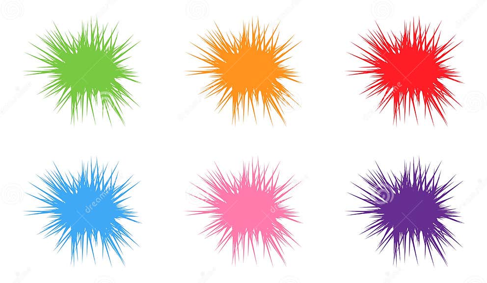 Set Spiky Backgrounds with Sharp Pointed Edges, and Space for Text ...