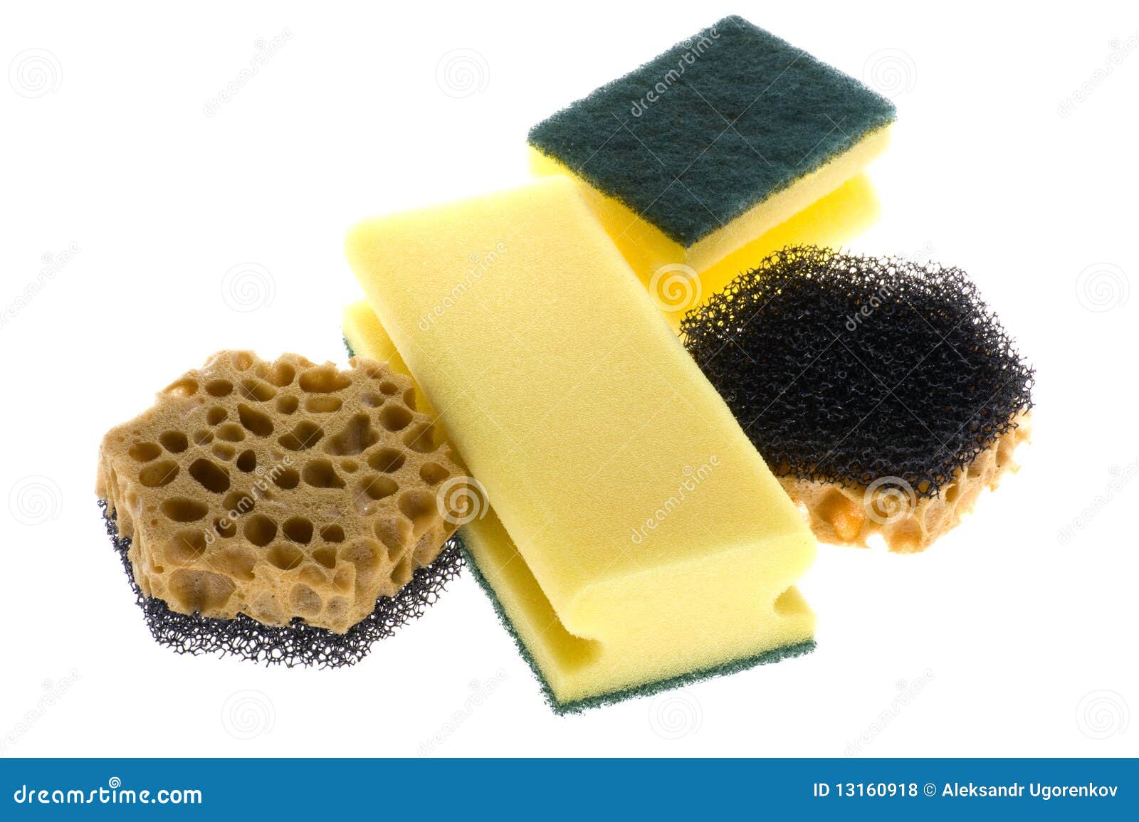 Set of sponge stock photo. Image of bright, material - 13160918