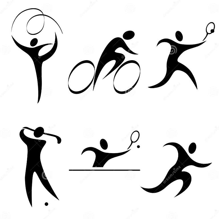 Set sports icon stock vector. Illustration of games, balance - 22945866