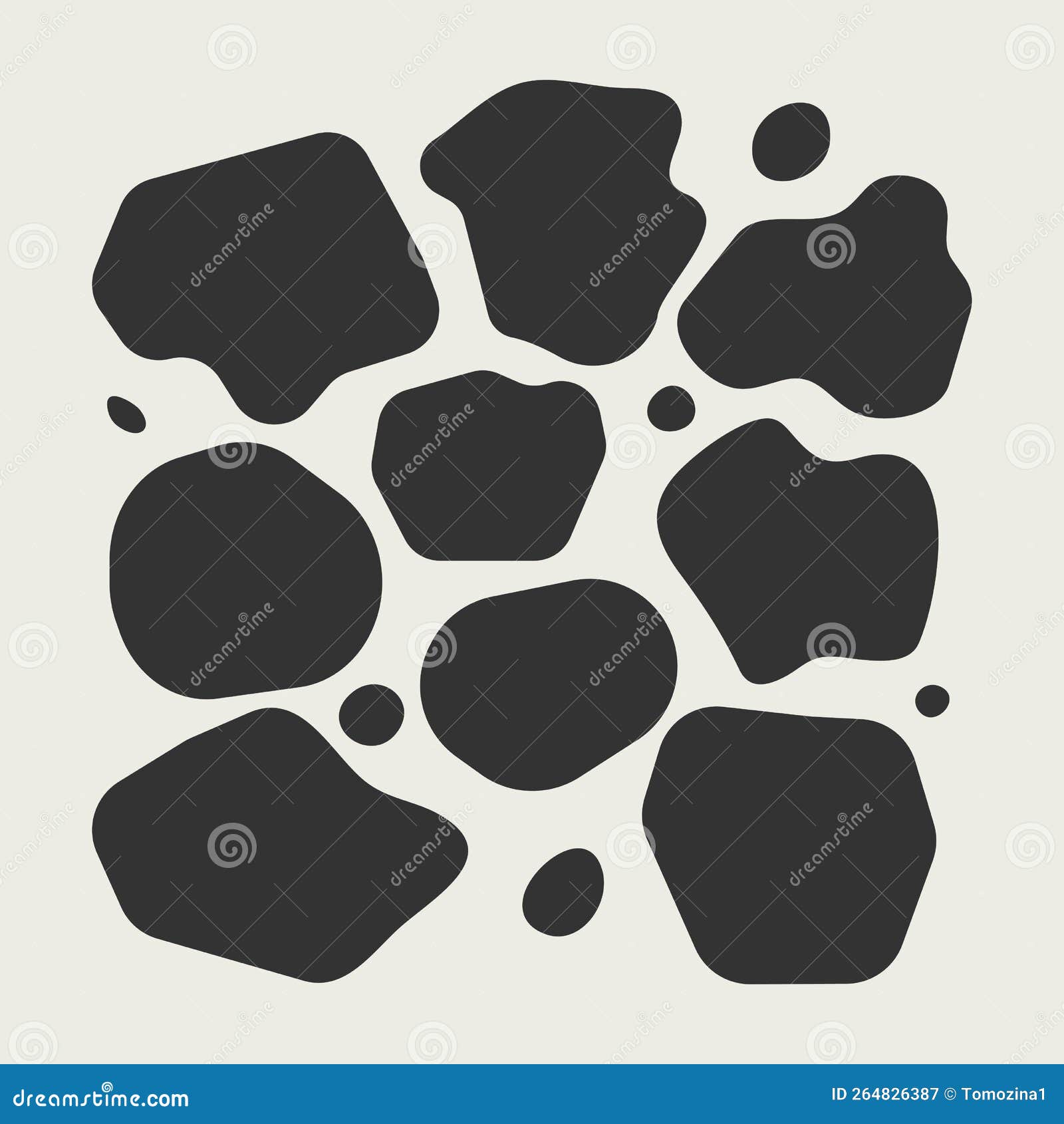 Set of Spots, Frames, Irregular Borders Stock Vector - Illustration of ...