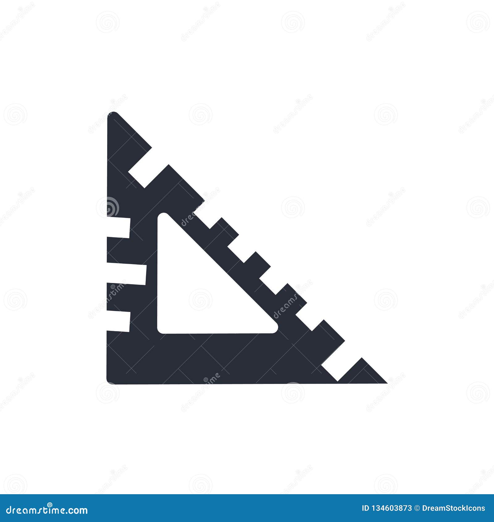 Set Square Icon Vector Sign and Symbol Isolated on White Background ...