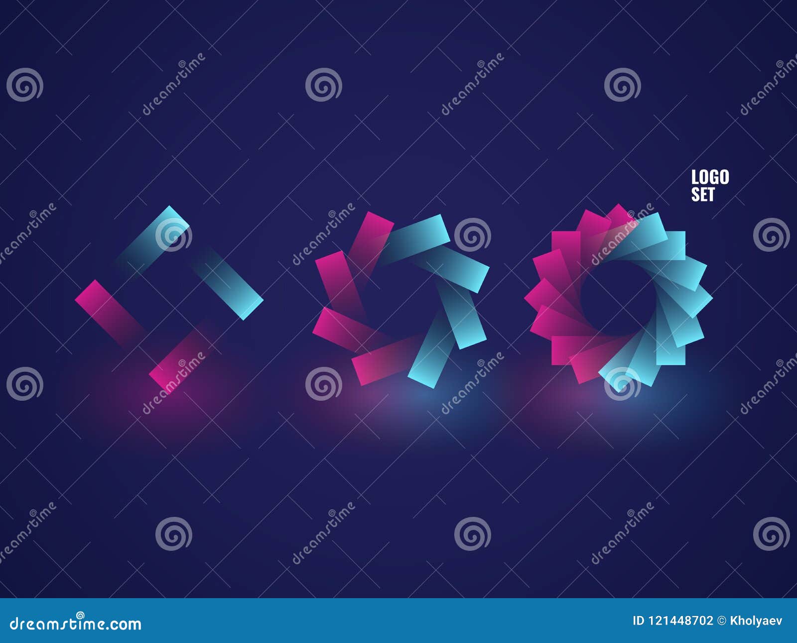 3D Illustration. Isometric View Of A Deflection Plot Of An I Beam In ...