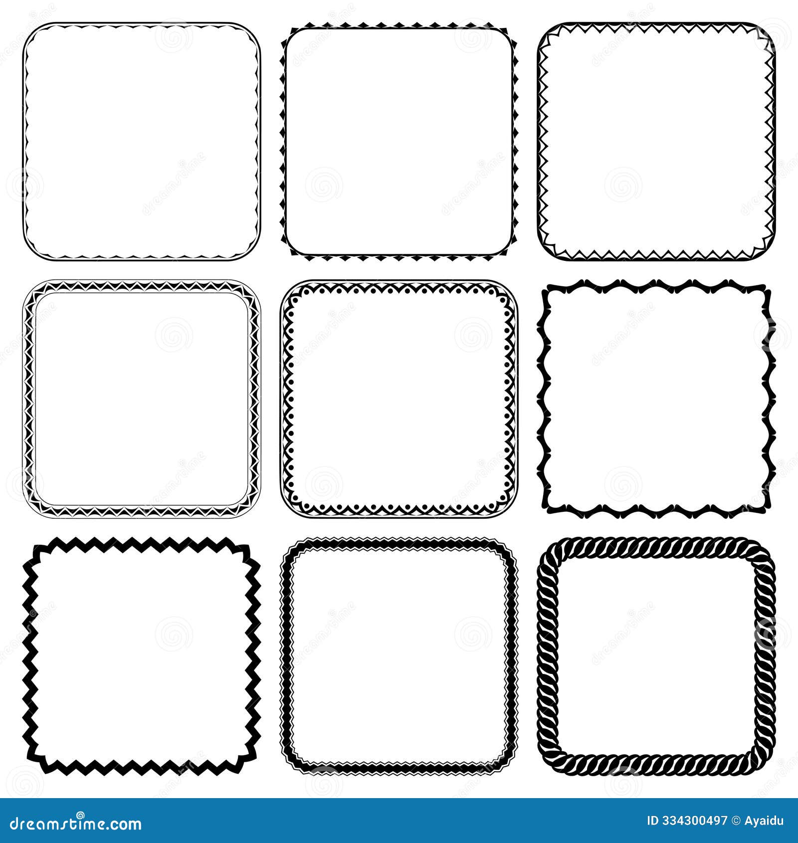 Rounded Corners Square Icon Vector Sign And Symbol Isolated On White ...