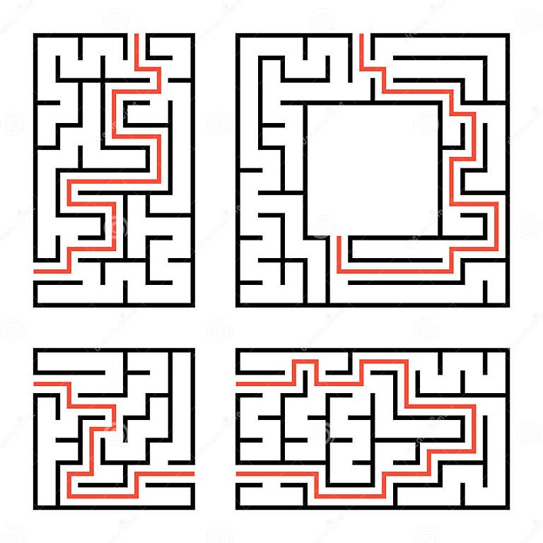 A Set of Square and Rectangular Labyrinths with Entrance and Exit ...