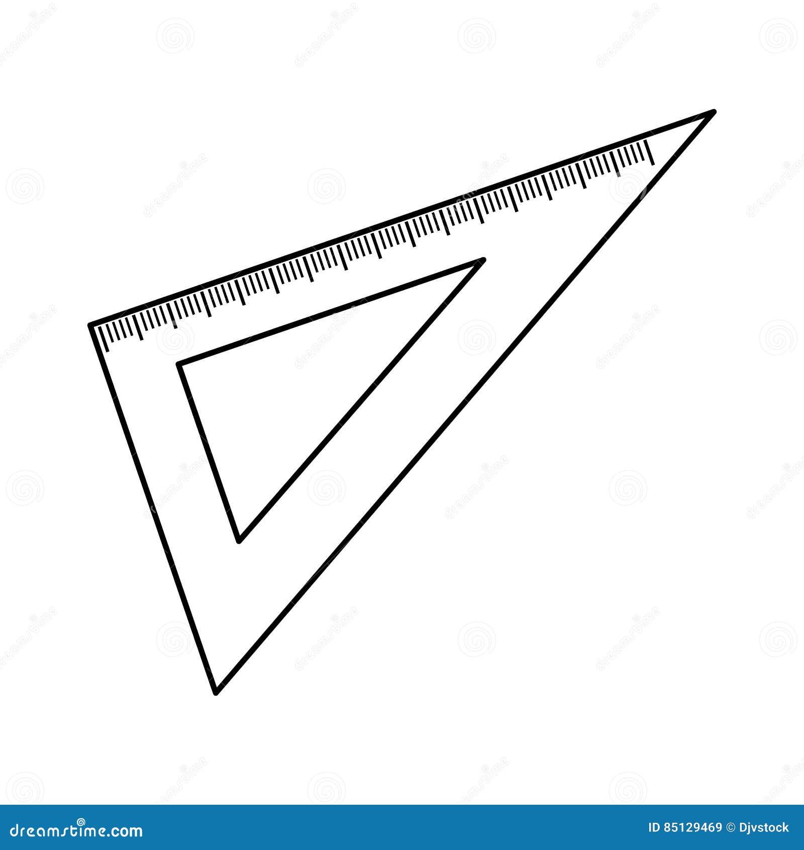 Set Square Ruler Royalty-Free Cartoon | CartoonDealer.com #85129469