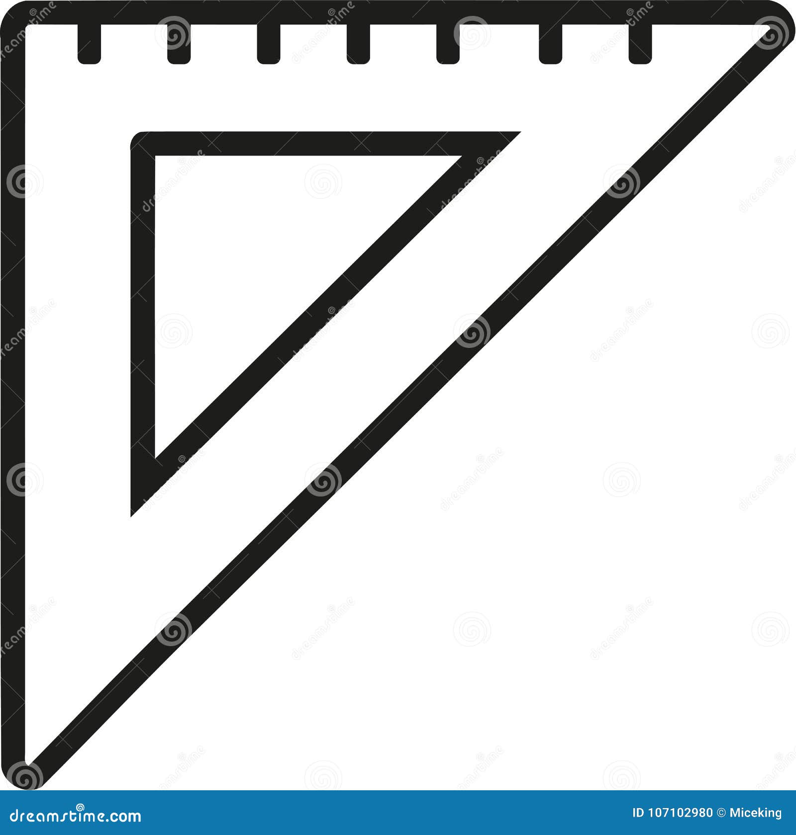 Set Square Ruler Royalty-Free Cartoon | CartoonDealer.com #85129469