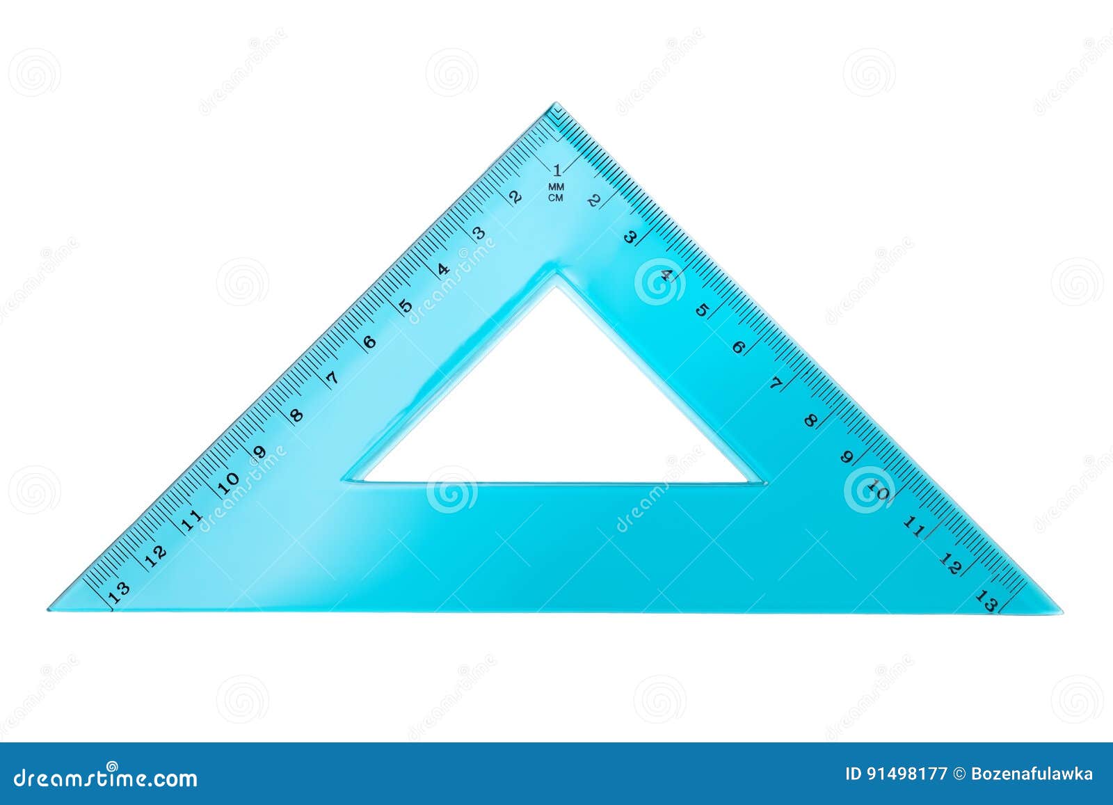 Set Square Triangle Isolated on White Background Stock Image - Image of ...