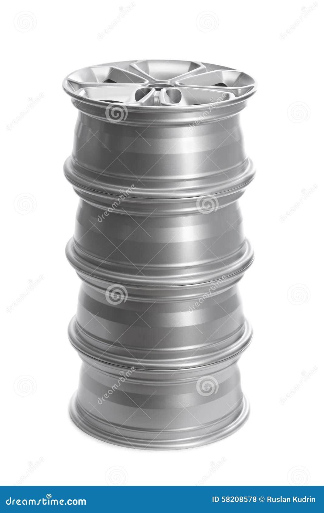 Set in a Stack of Steel Alloy Car Rims. Stock Photo - Image of luxury ...