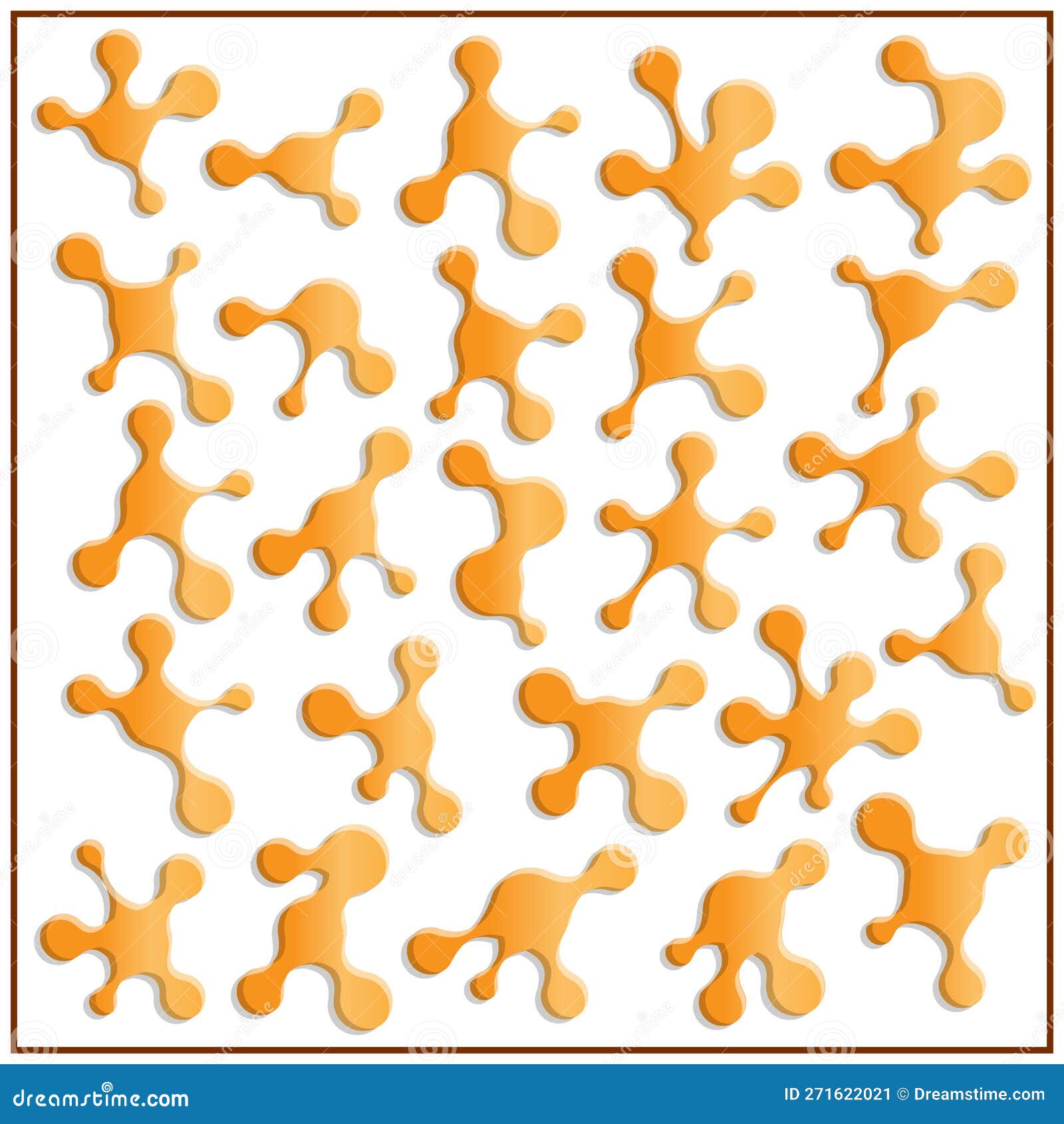 A set of stains. stock vector. Illustration of pattern - 271622021