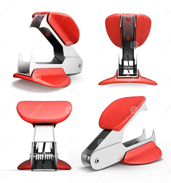 Set of Staple Remover Different Colors Stock Illustration ...