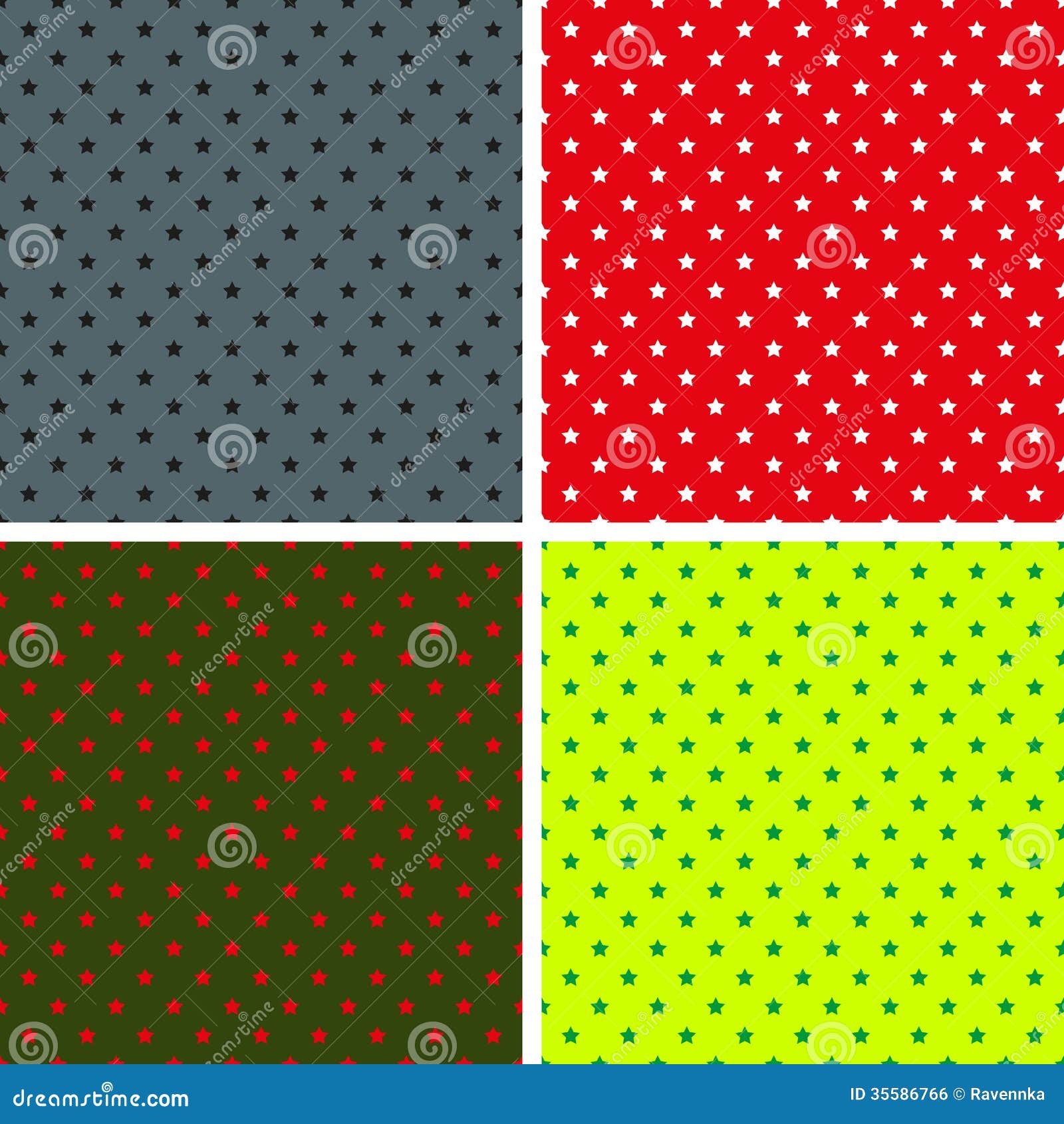 Set of star patterns stock vector. Illustration of green - 35586766