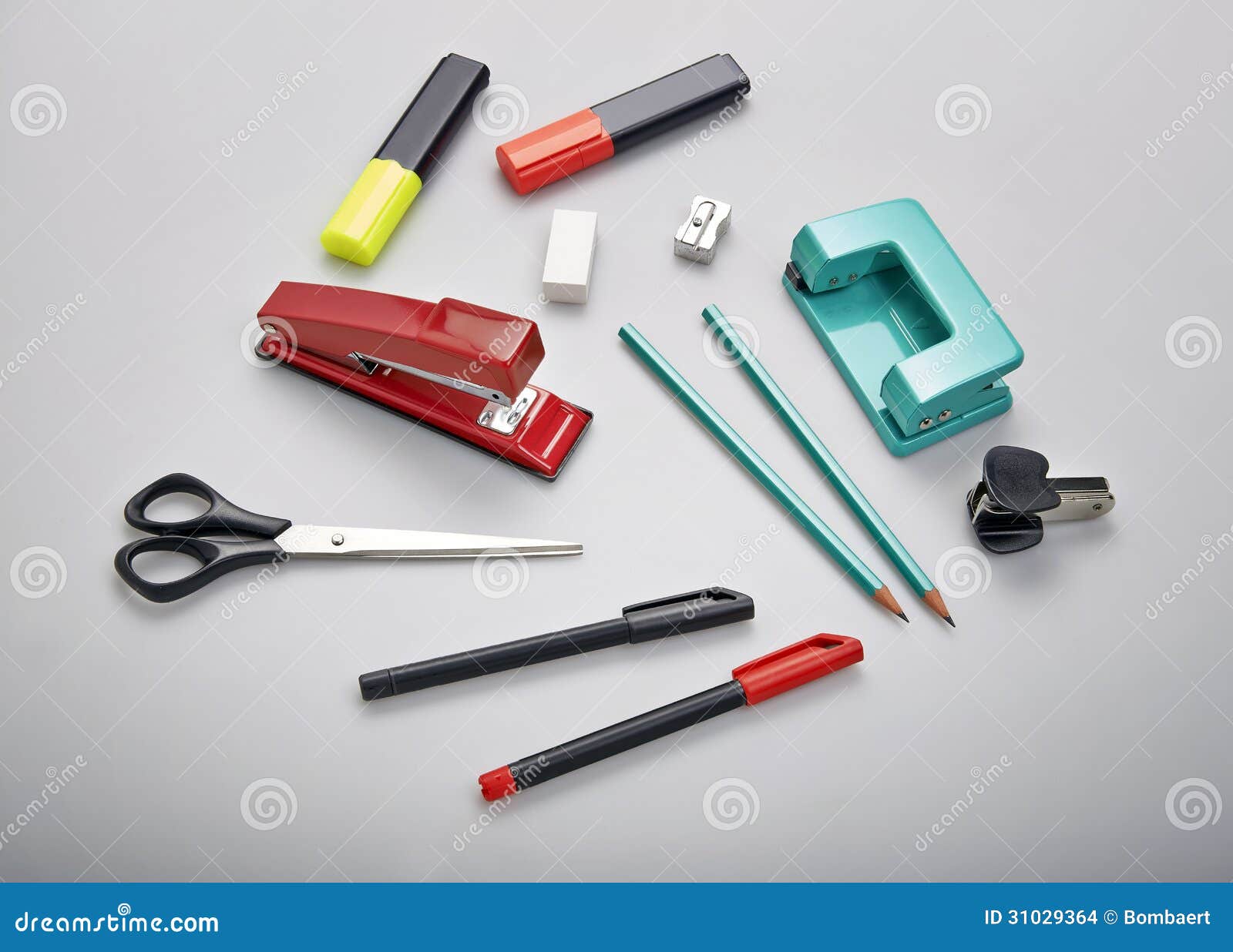 Set Of Stationery Items Royalty-Free Stock Image | CartoonDealer.com ...