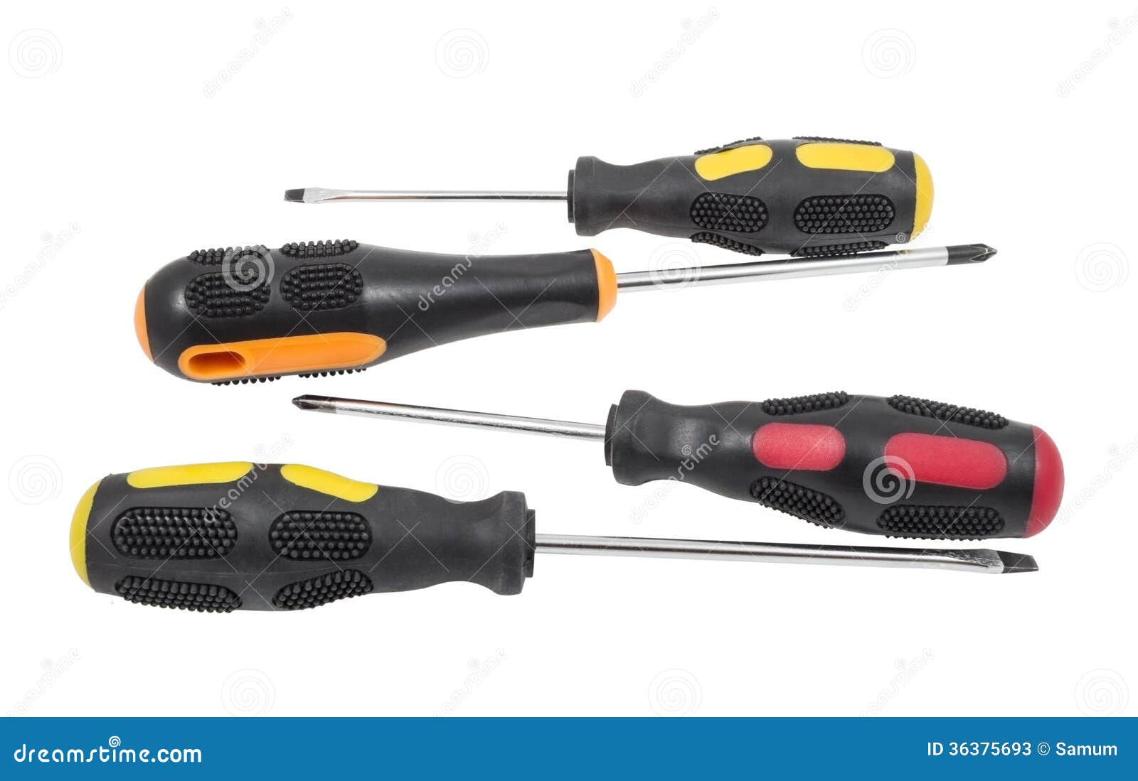 Set of steel screwdrivers stock image. Image of carpentry - 36375693