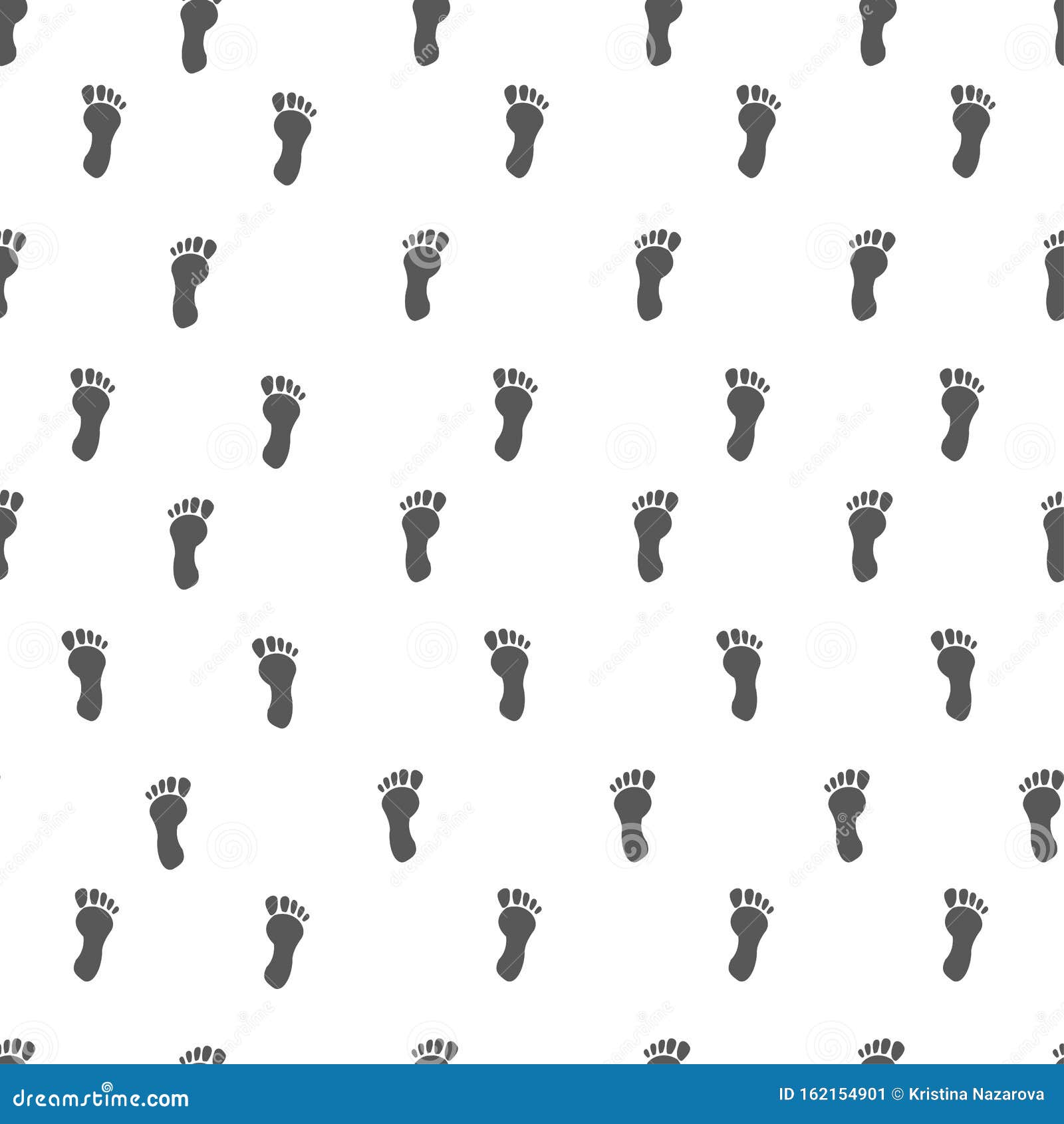 Set of Steps in Different Shoes in Black. Repeating Pattern Stock ...