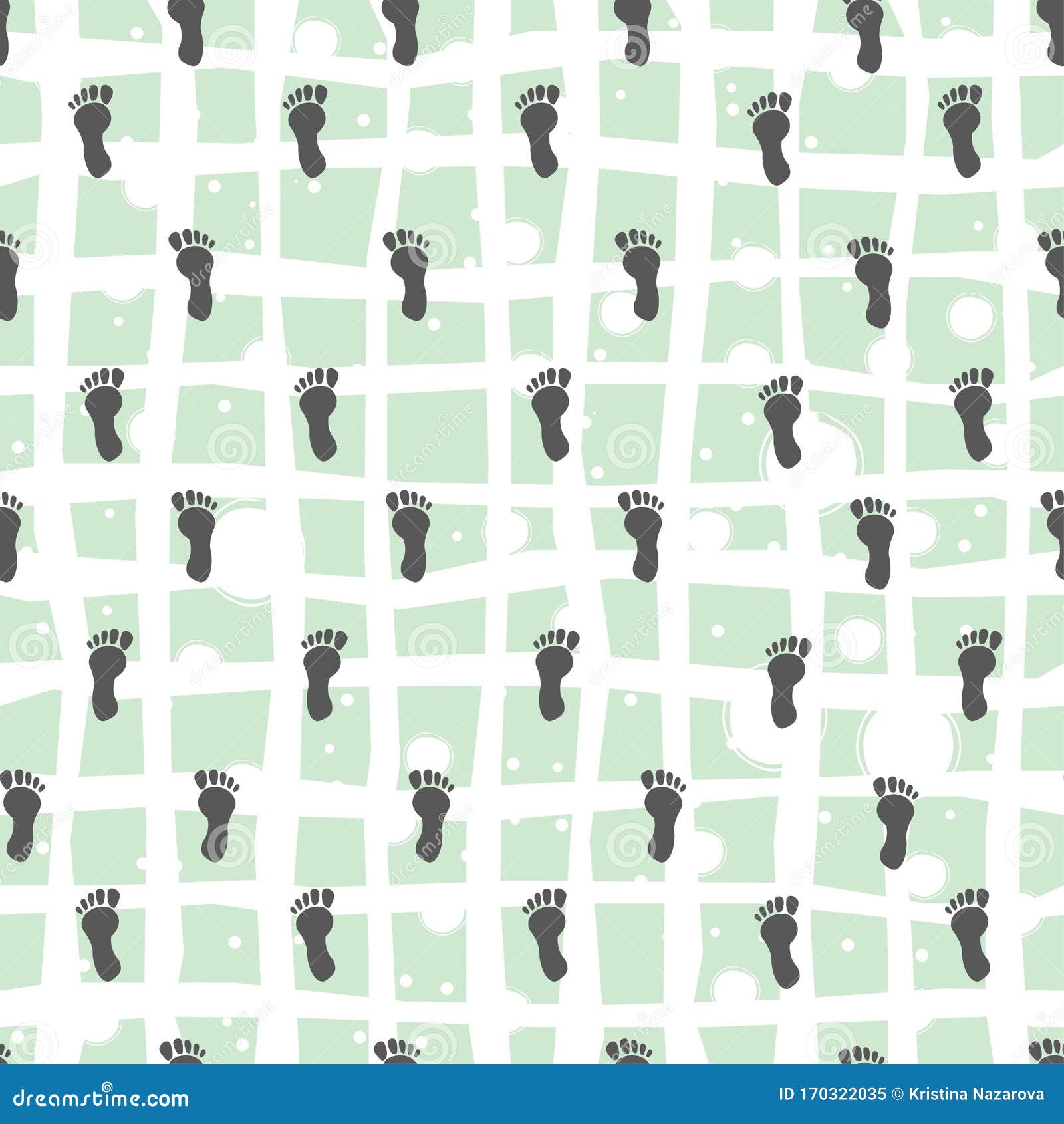 Set of Steps in Different Shoes in Black. Repeating Pattern Stock ...