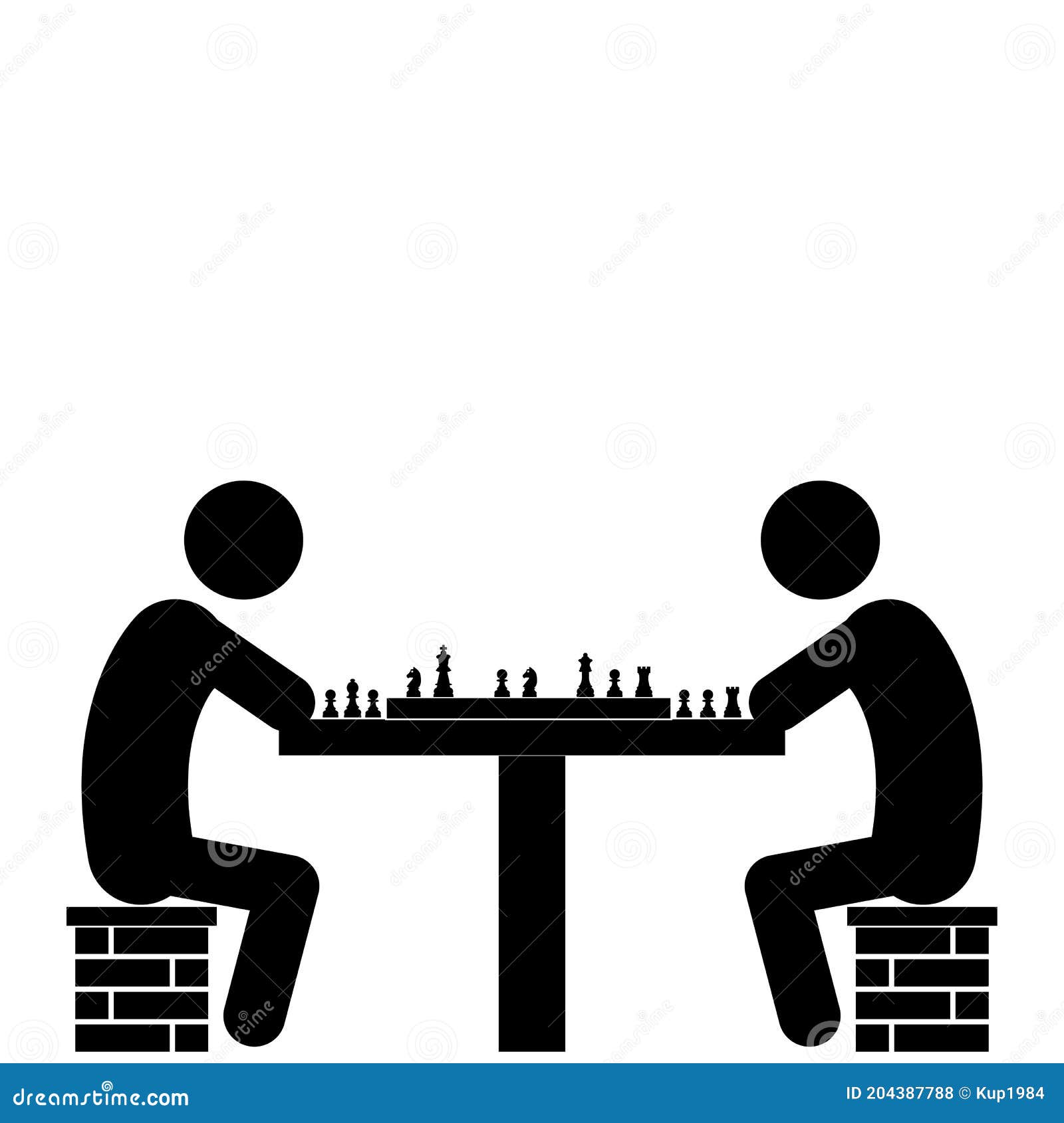 Set of Stick Figures, Vector Illustration Stock Vector - Illustration ...