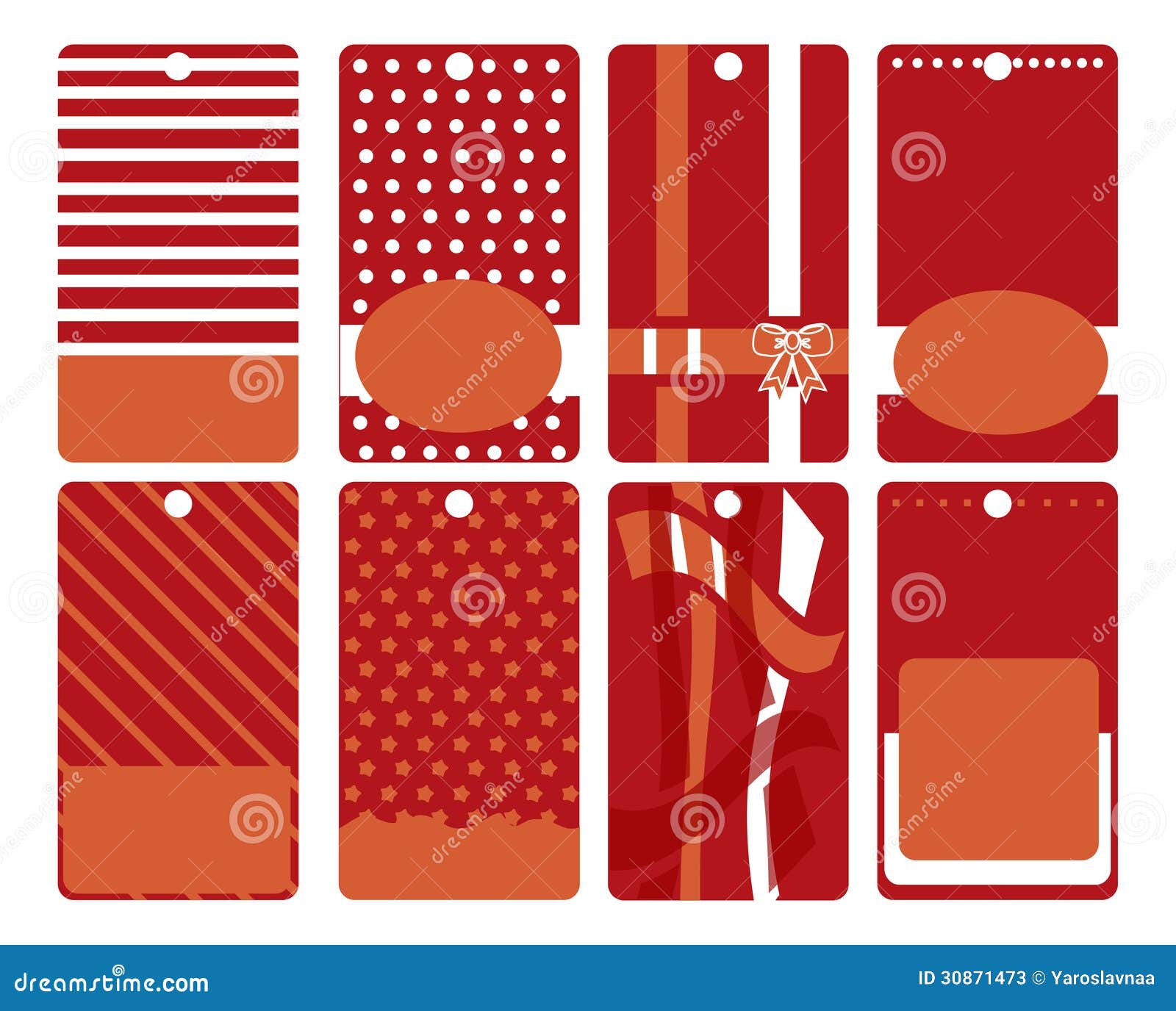 Set of Sticker. Label Pattern Isolated Stock Vector - Illustration of ...