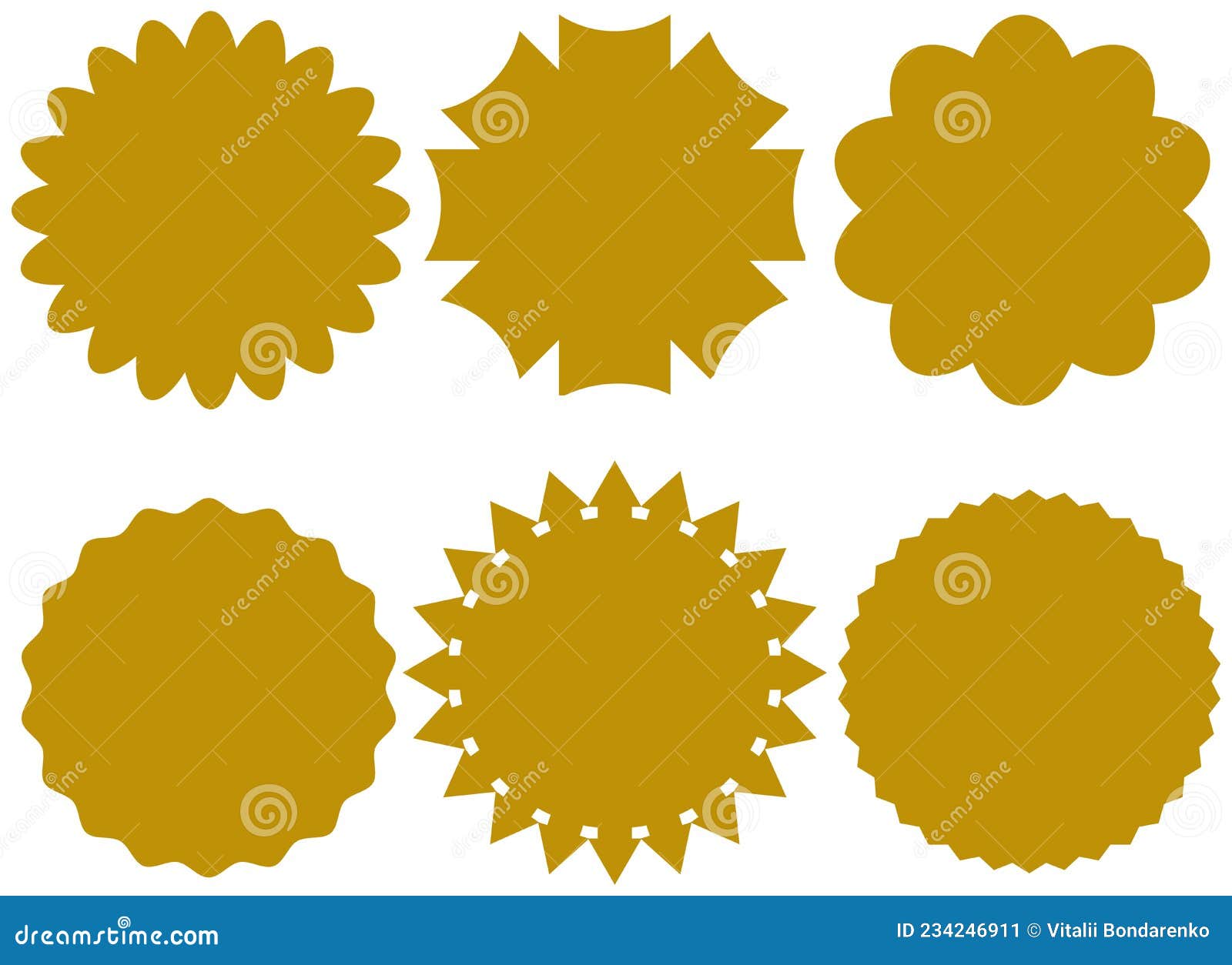 Set of Stickers with an Image of Star Formation or Sun Rays. Vintage ...