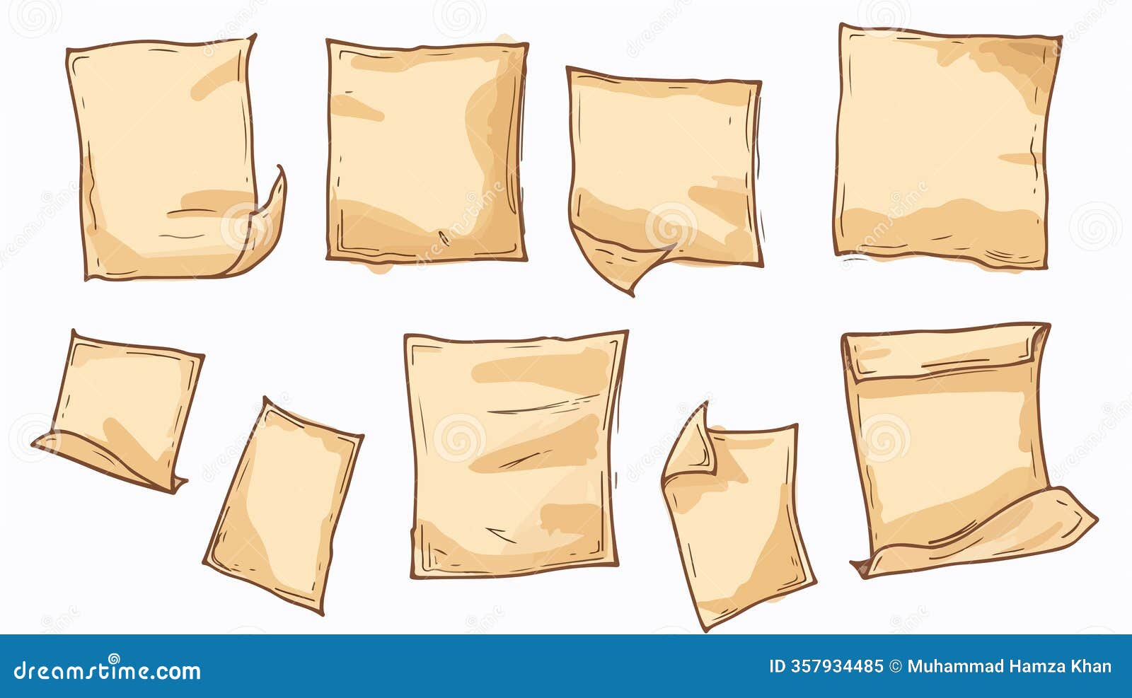 Colorful Sticky Notes Vector Illustration for Organization and Planning ...