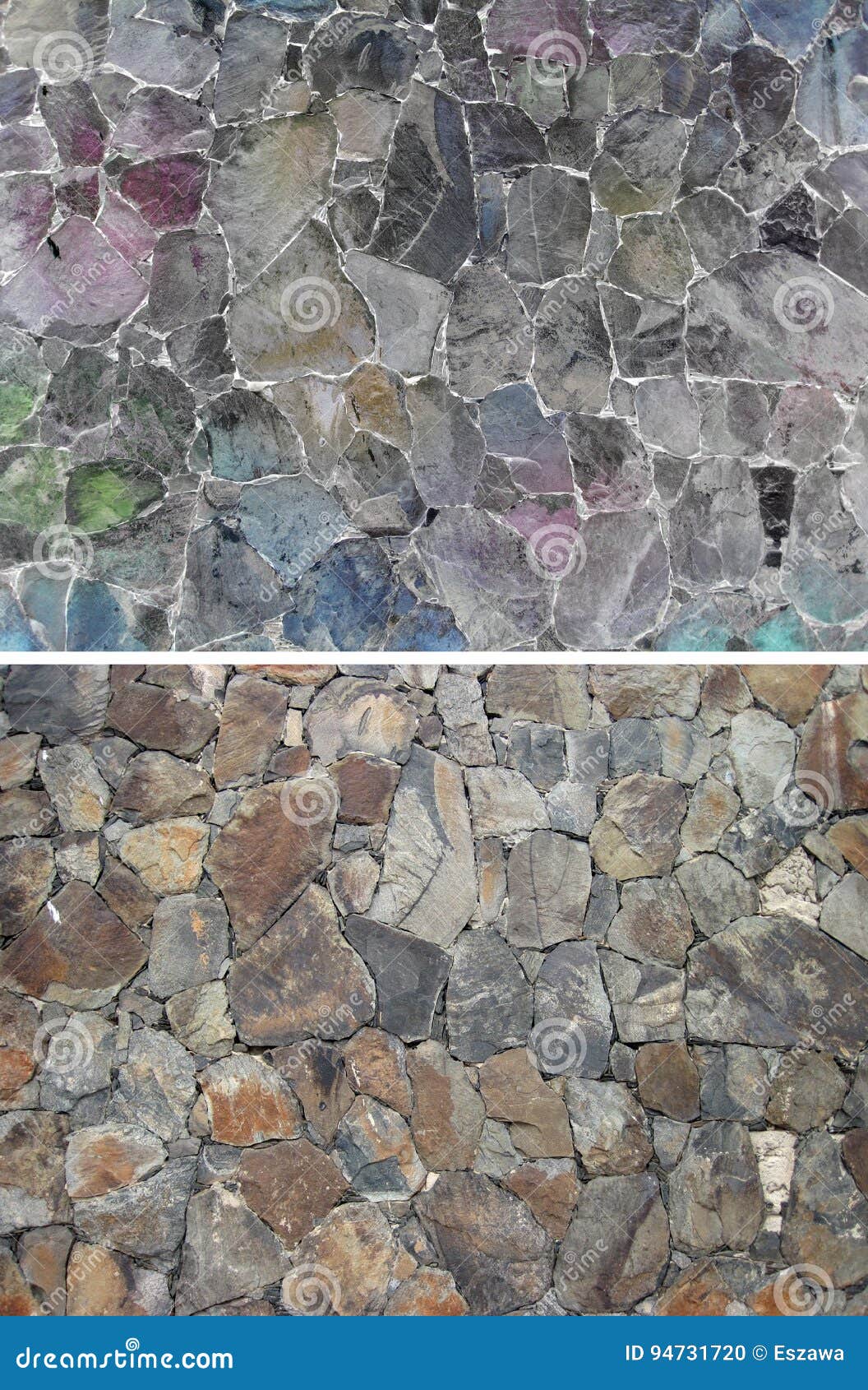 Set of Stone Background, Pavement Tiles Stock Photo - Image of floor ...