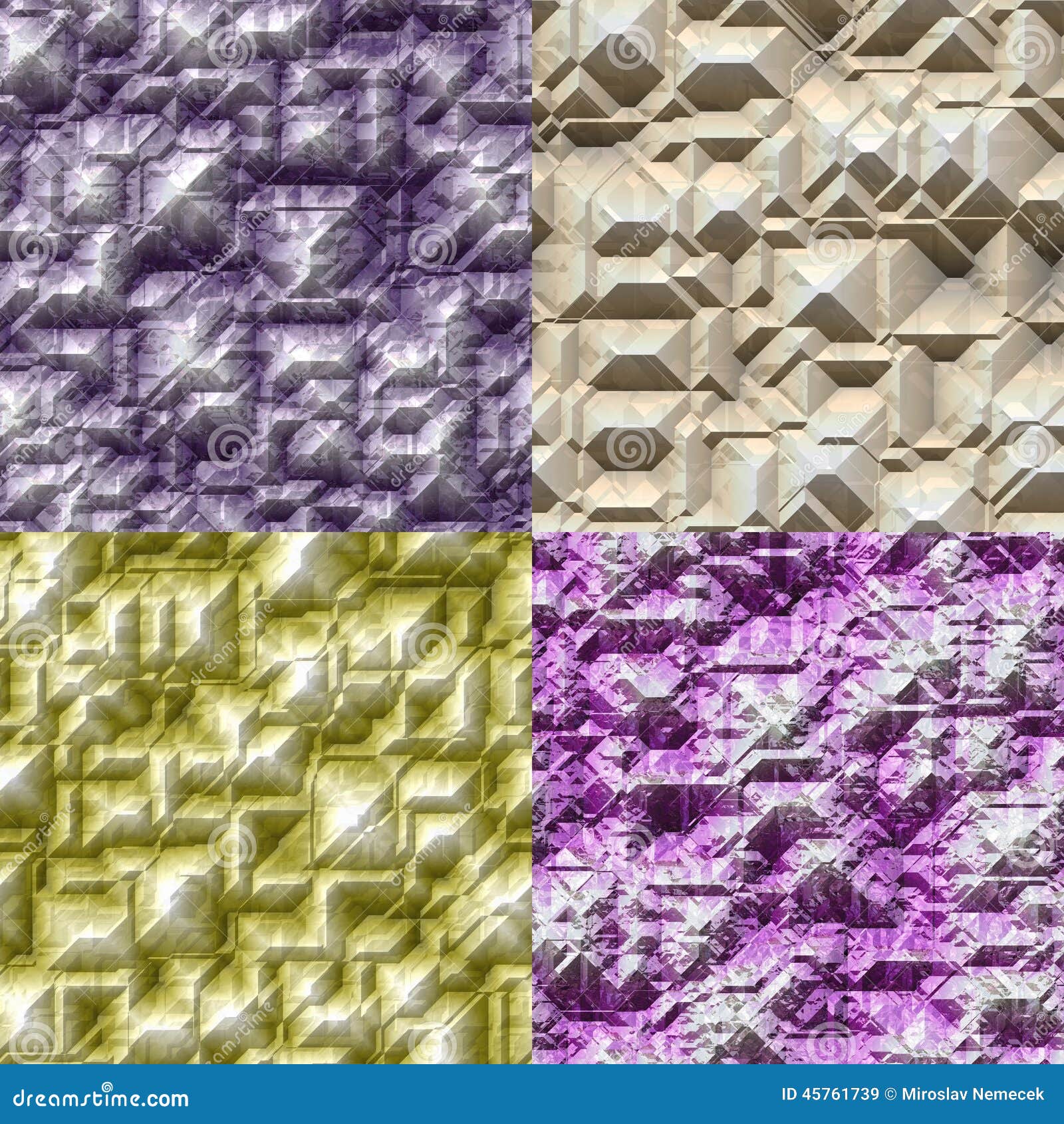 Set Of Stone Blocks Seamless Generated Textures Royalty-Free Stock ...