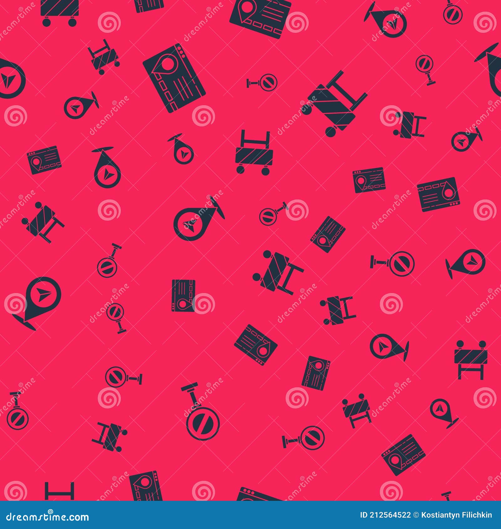 Set Stop Sign, Infographic of City Map Navigation, Location and Road ...