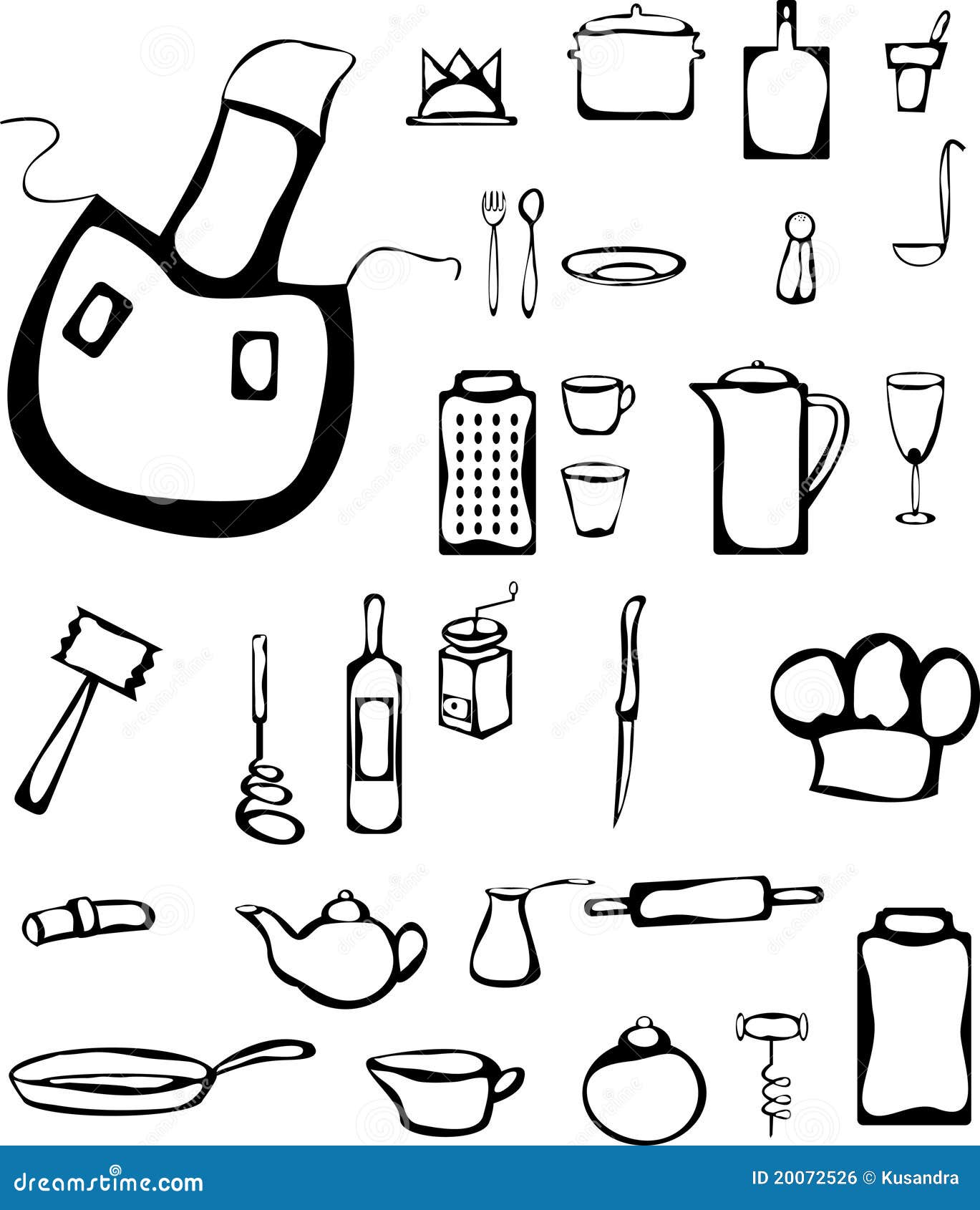 Kitchen Stuff Infographic Set Vector Illustration | CartoonDealer.com ...