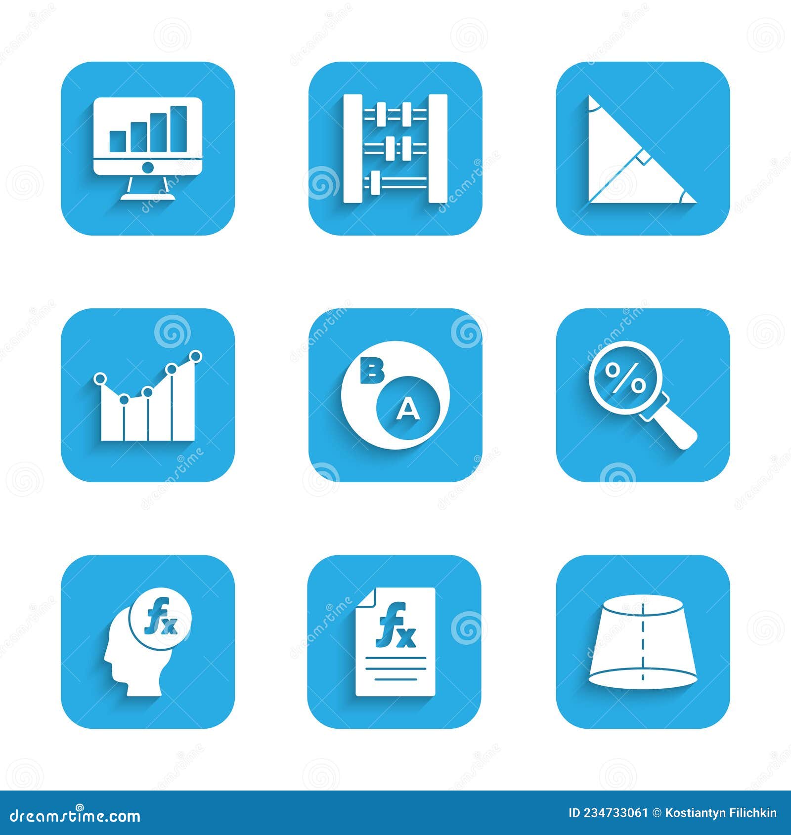 Set Subsets, Function Mathematical Symbol, Geometric Figure, Magnifying ...