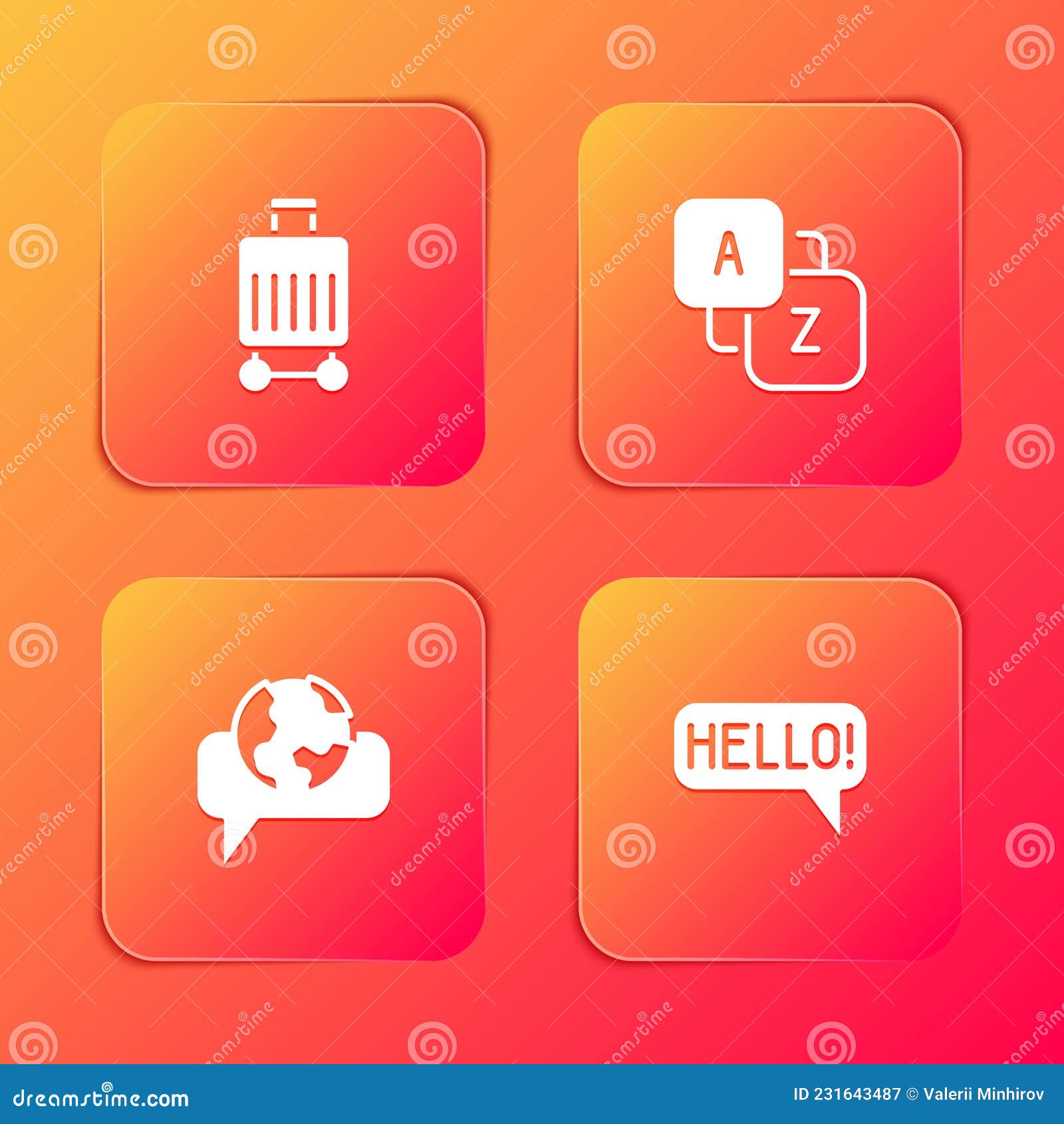 Different Icon Set Of Targets And Destination. Target And Aim ...