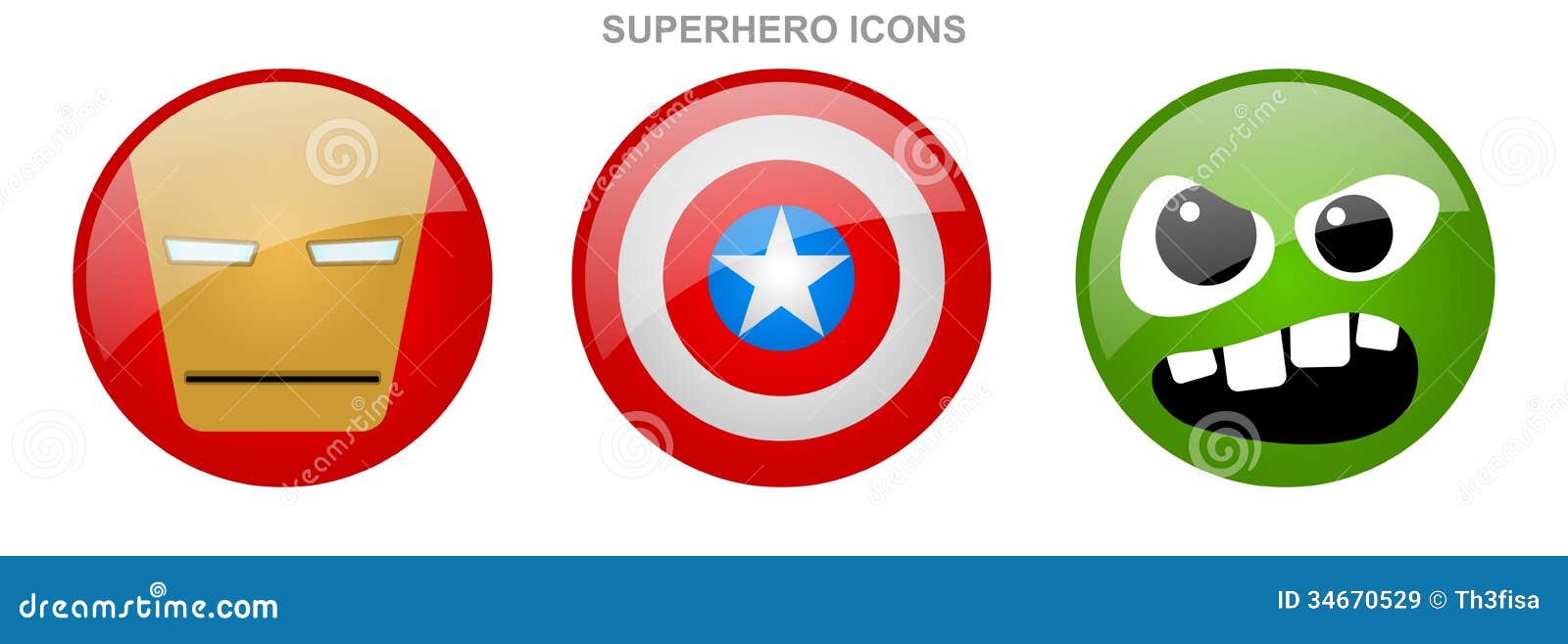 Set of superhero icons stock illustration. Illustration of circle ...