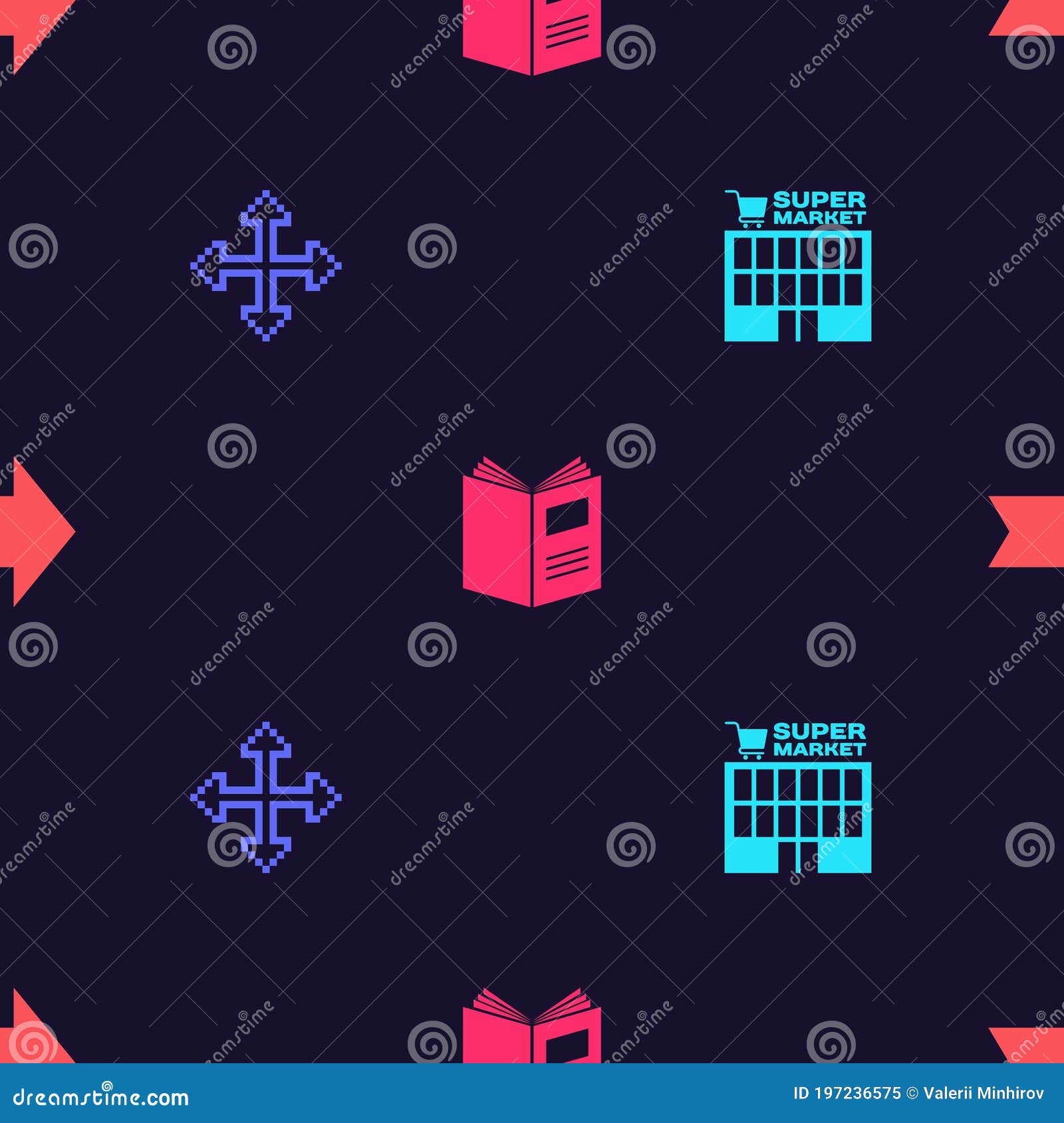 4 Arrows. Four Steps Diagram, Elements, Charts, Infographics. Cartoon ...