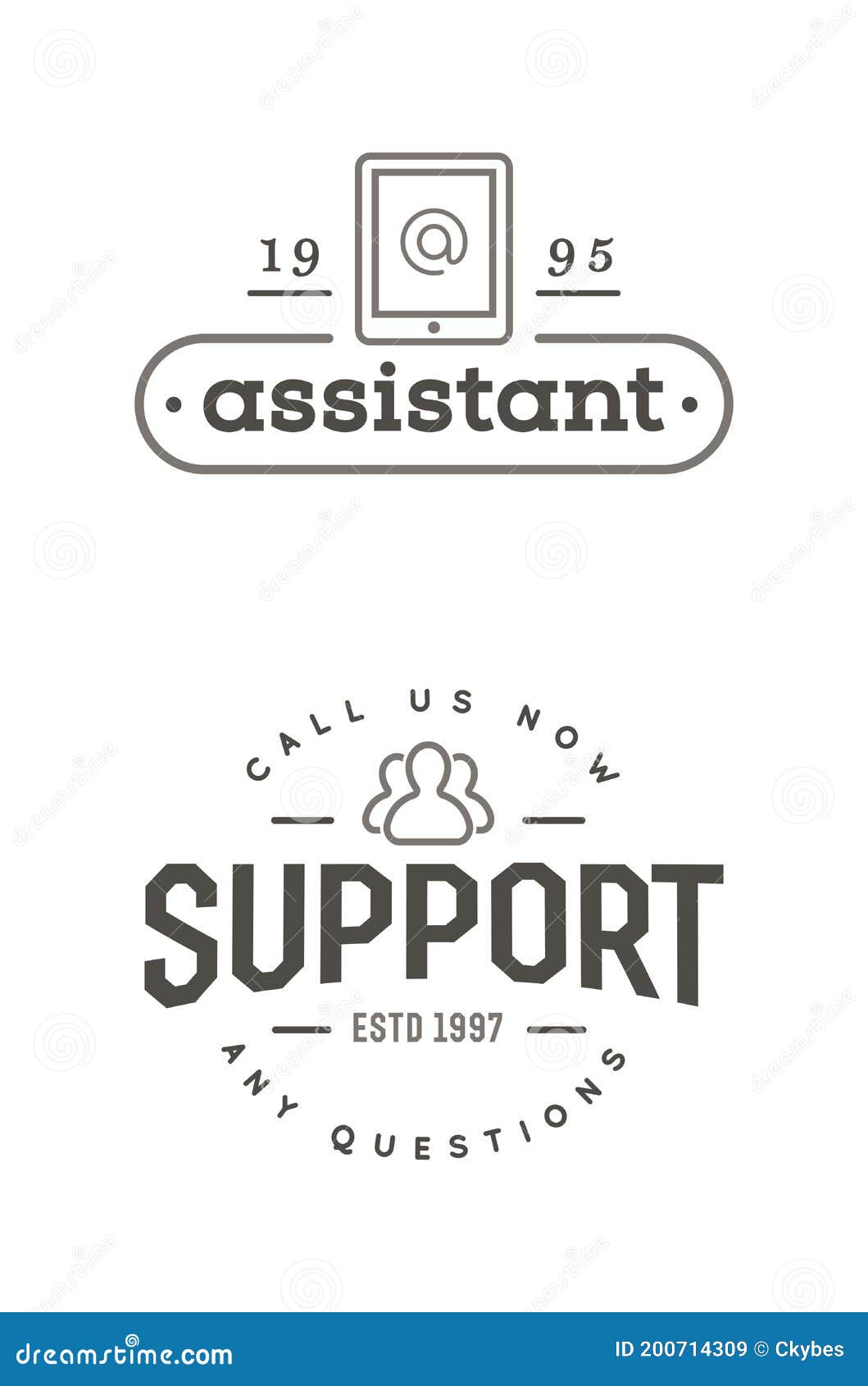 Set of Support Contact Center Service Elements and Assistance Support ...