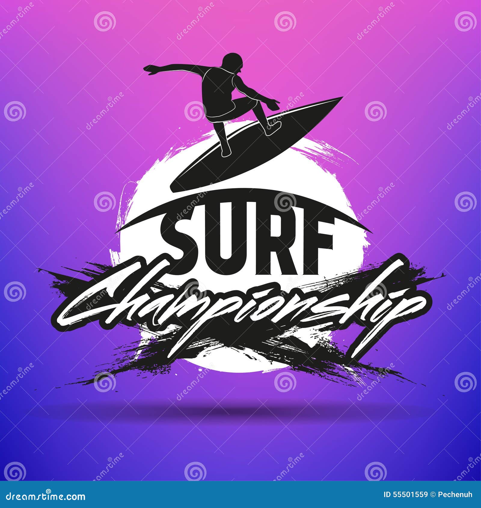 Set of Surfing Labels, Badges and Design Elements Stock Vector ...