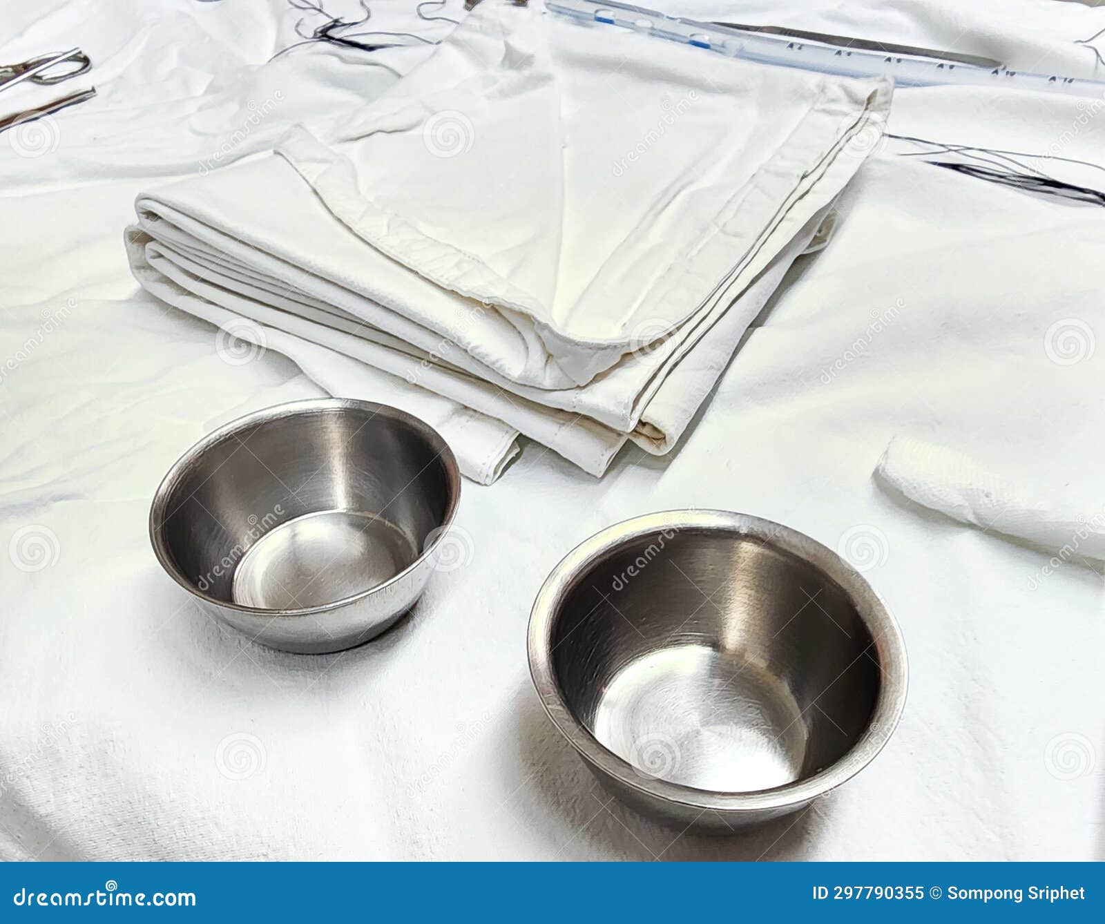 Set of Surgical Instruments on Hospital Table Stock Image - Image of ...