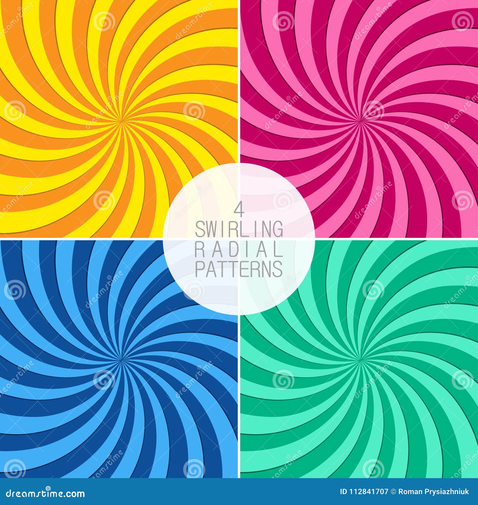 Swirling Radial Bright Purple Pattern Background. Vector Illustration ...