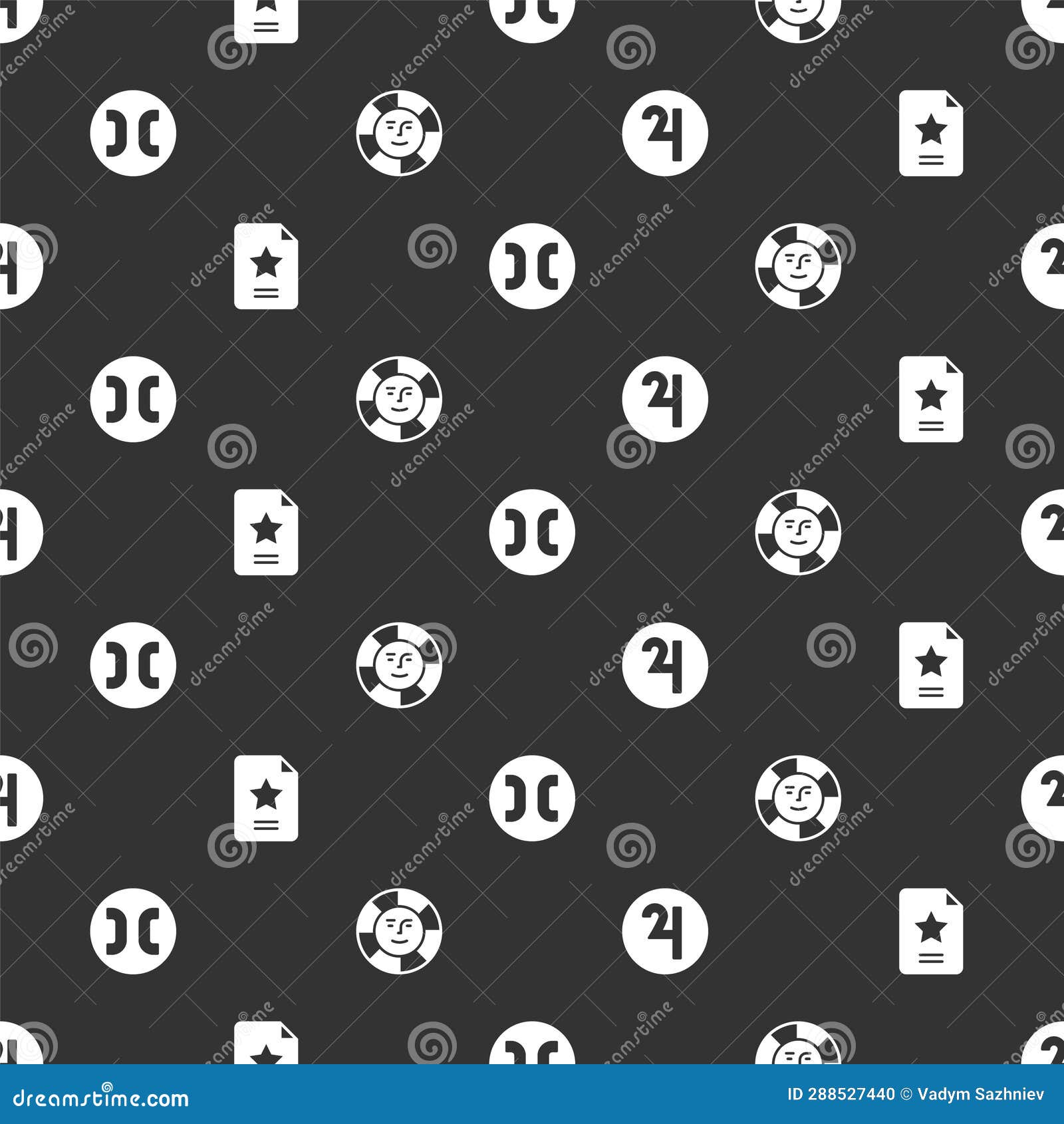 Set Symbol Jupiter, Star Constellation Zodiac, Pisces and Sun on ...