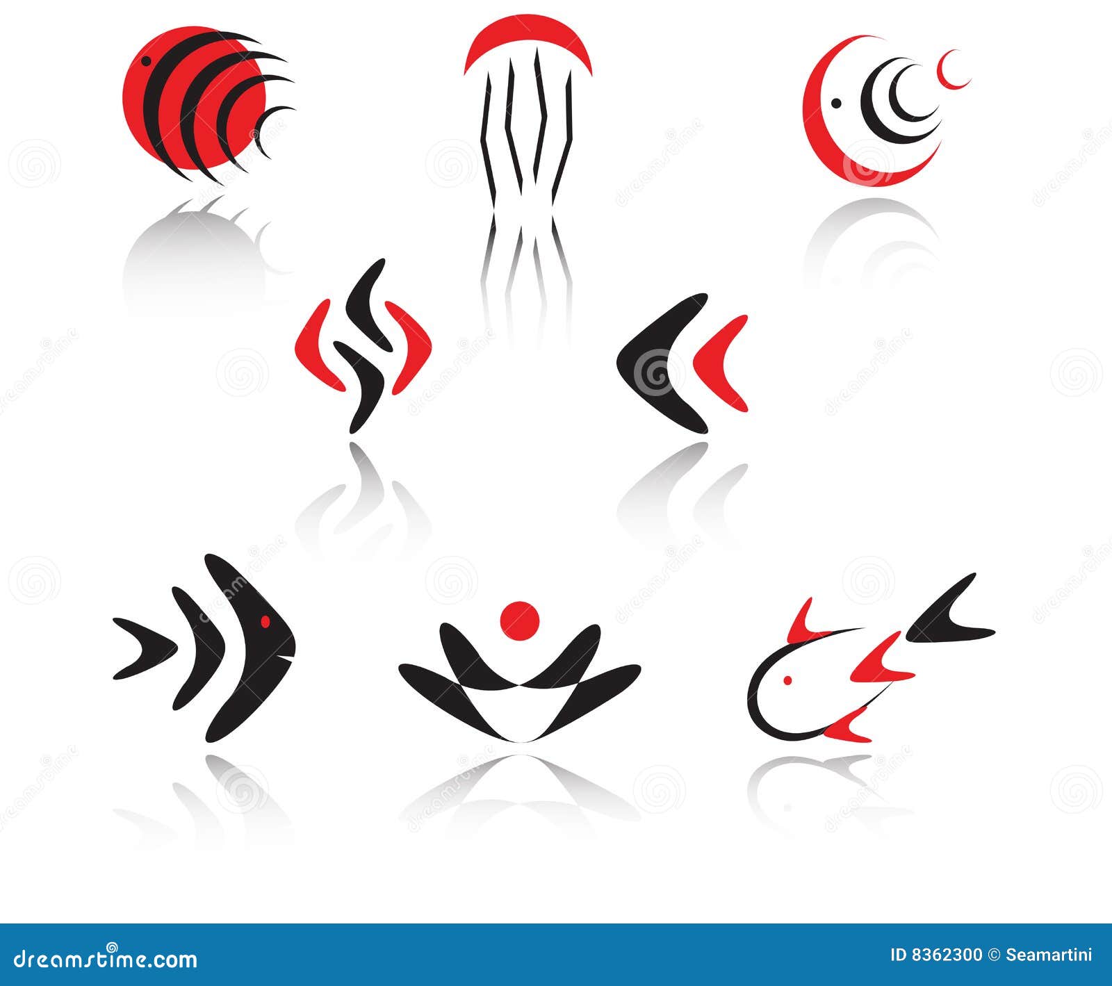 Set of symbols stock vector. Illustration of icon, idea - 8362300