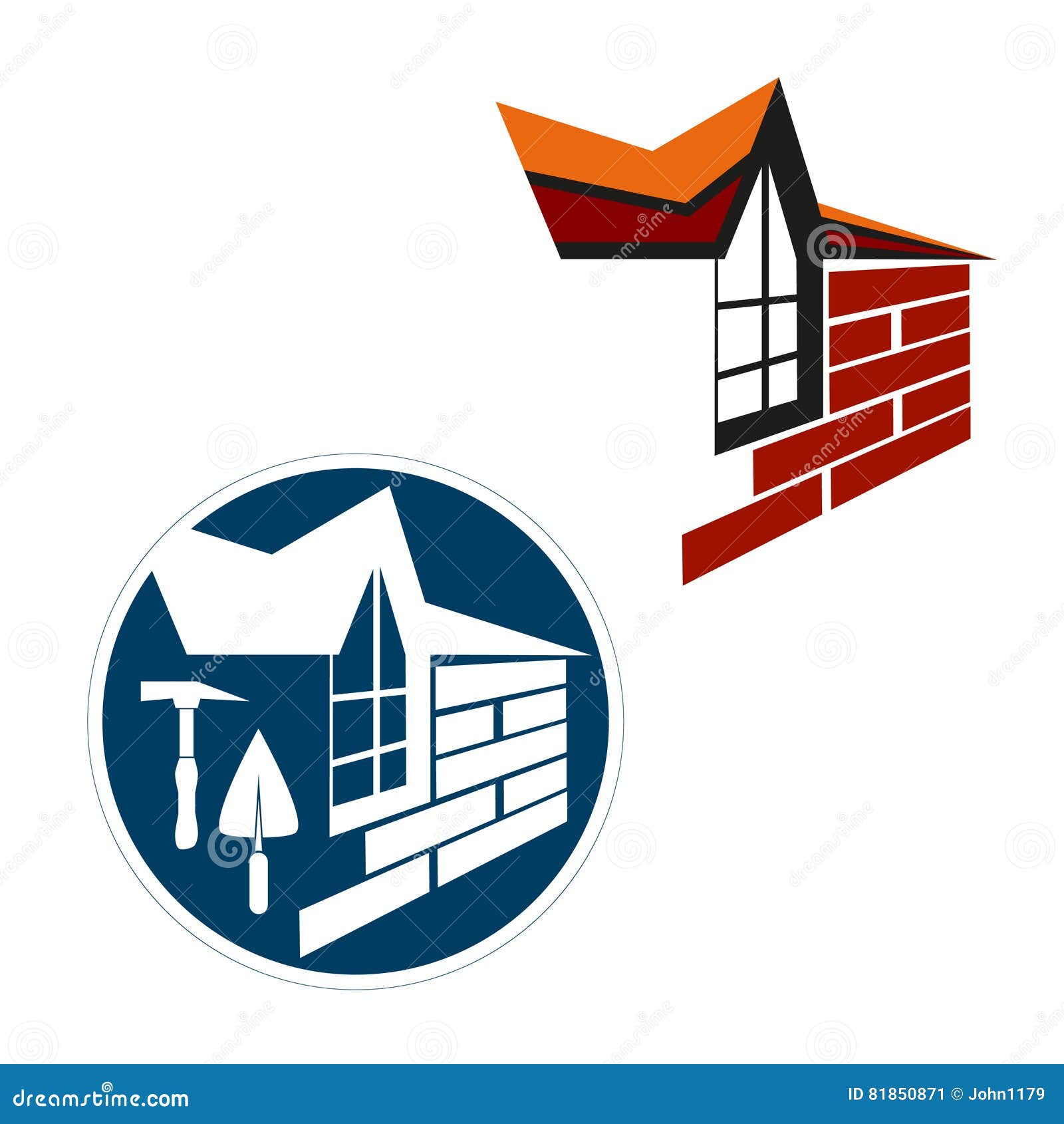 Symbols Of Construction Machines Cartoon Vector | CartoonDealer.com ...